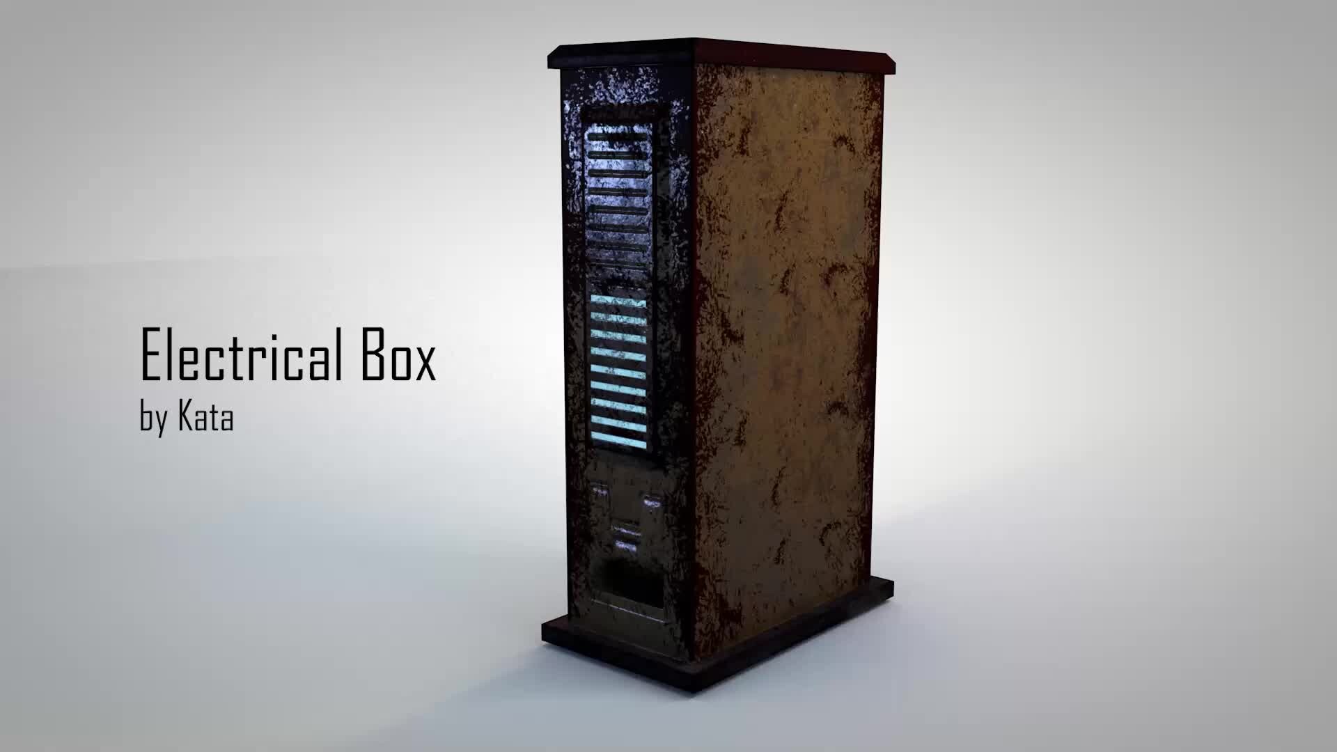 ArtStation - Cyperpunk-inspired Electrical Box