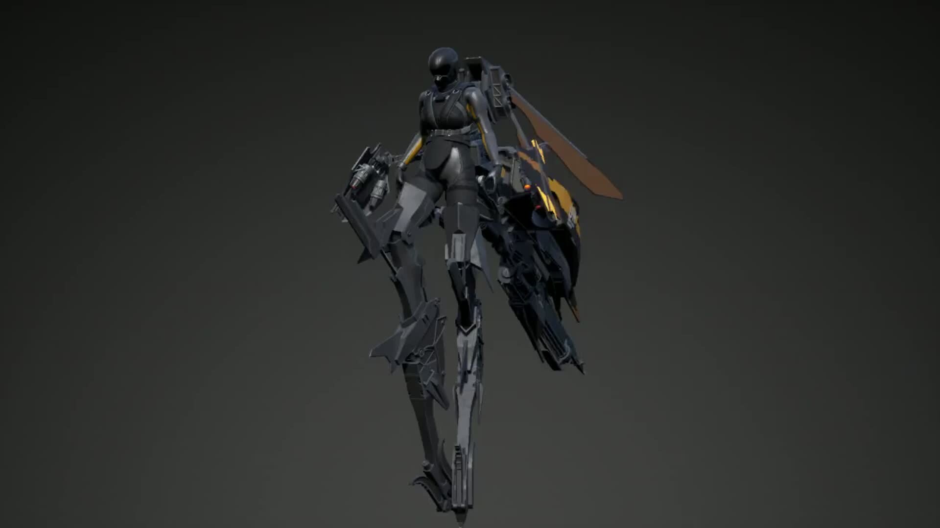 ArtStation - Tactical Jet Suit Type Bee