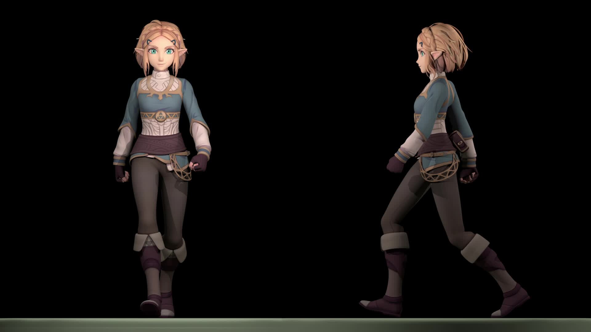 ArtStation - Walk cycle exercise