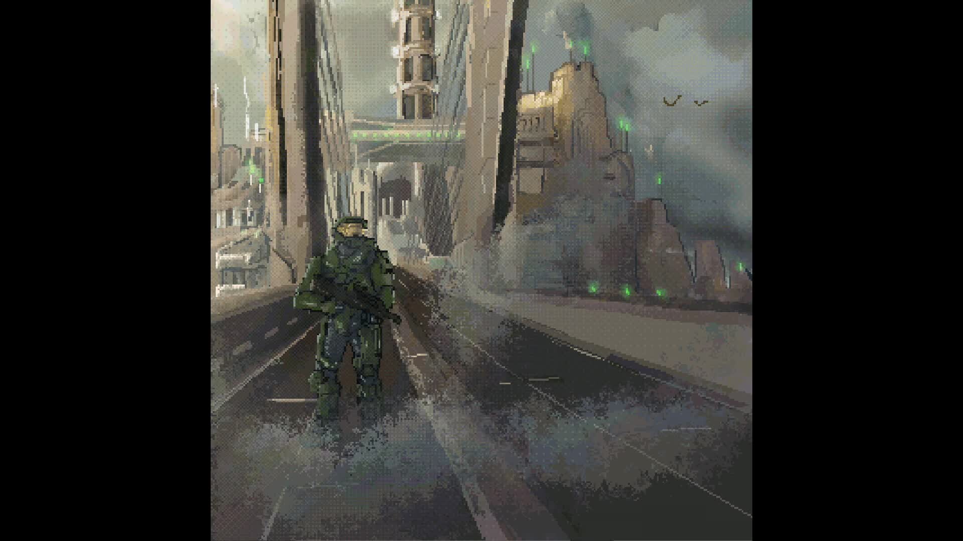 ArtStation - Halo 2 - Fanart - Pixel-Art and Animation