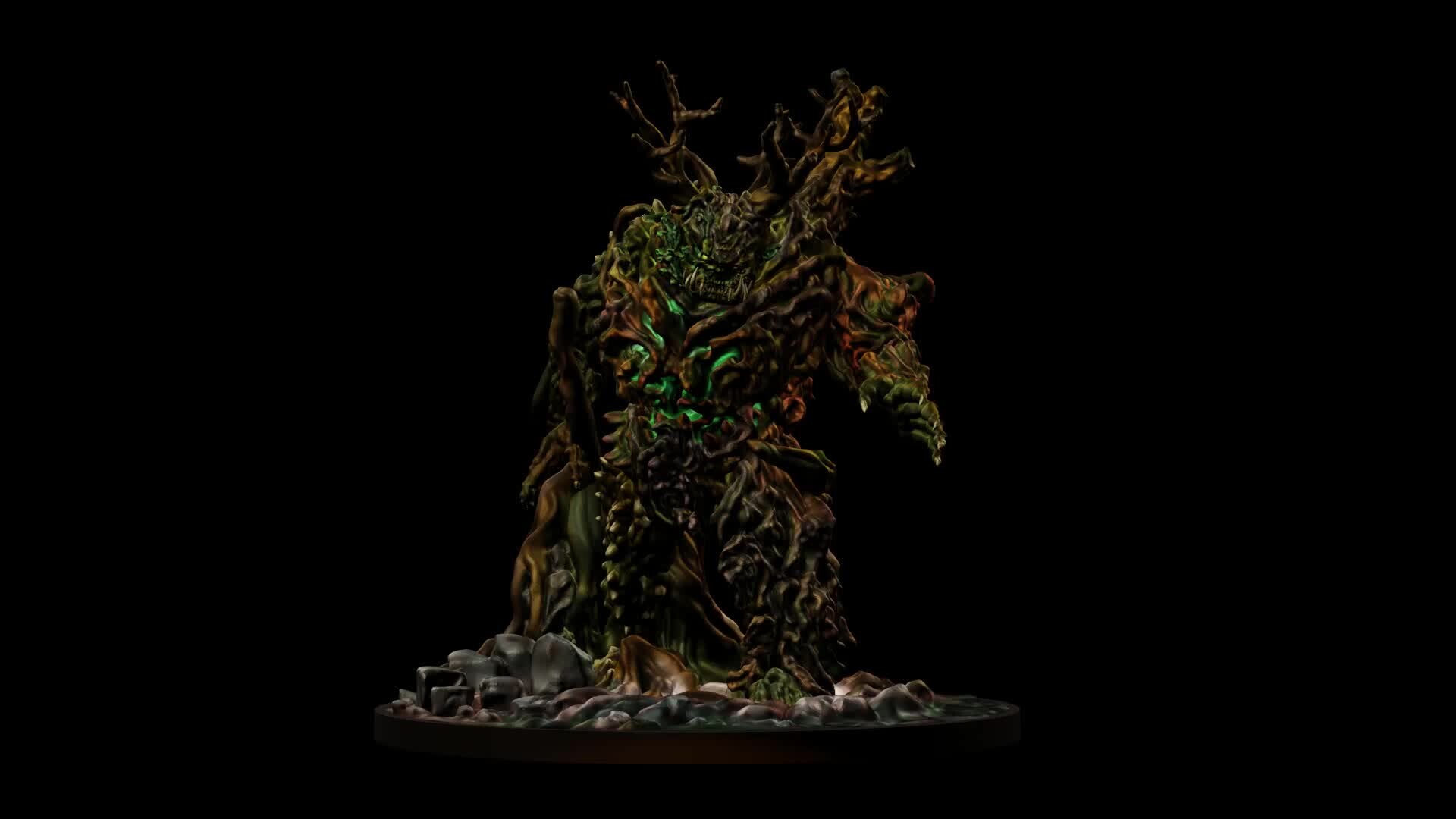 ArtStation - Tree Creature for 3D Printing