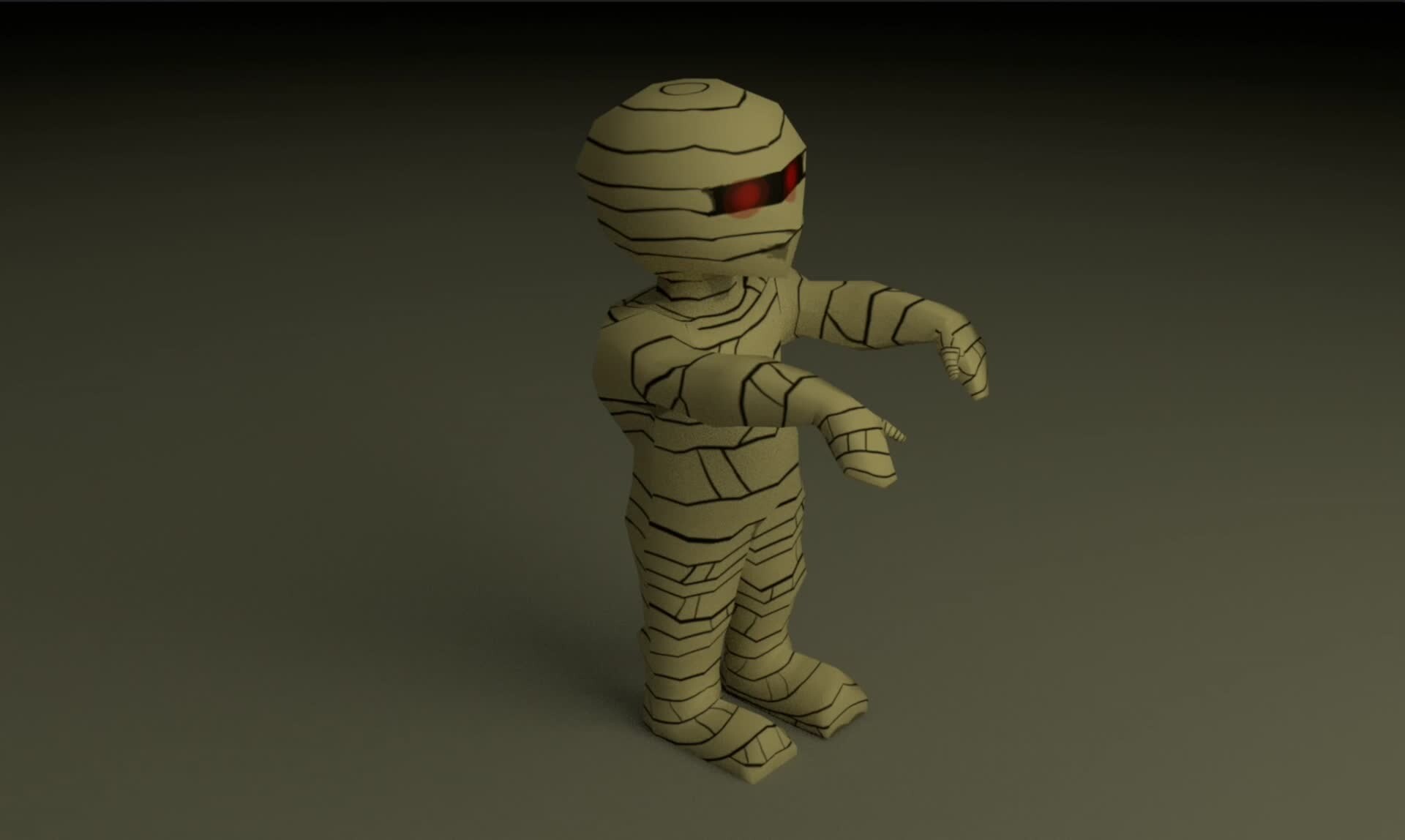 ArtStation - Mummy Walking Animation Test