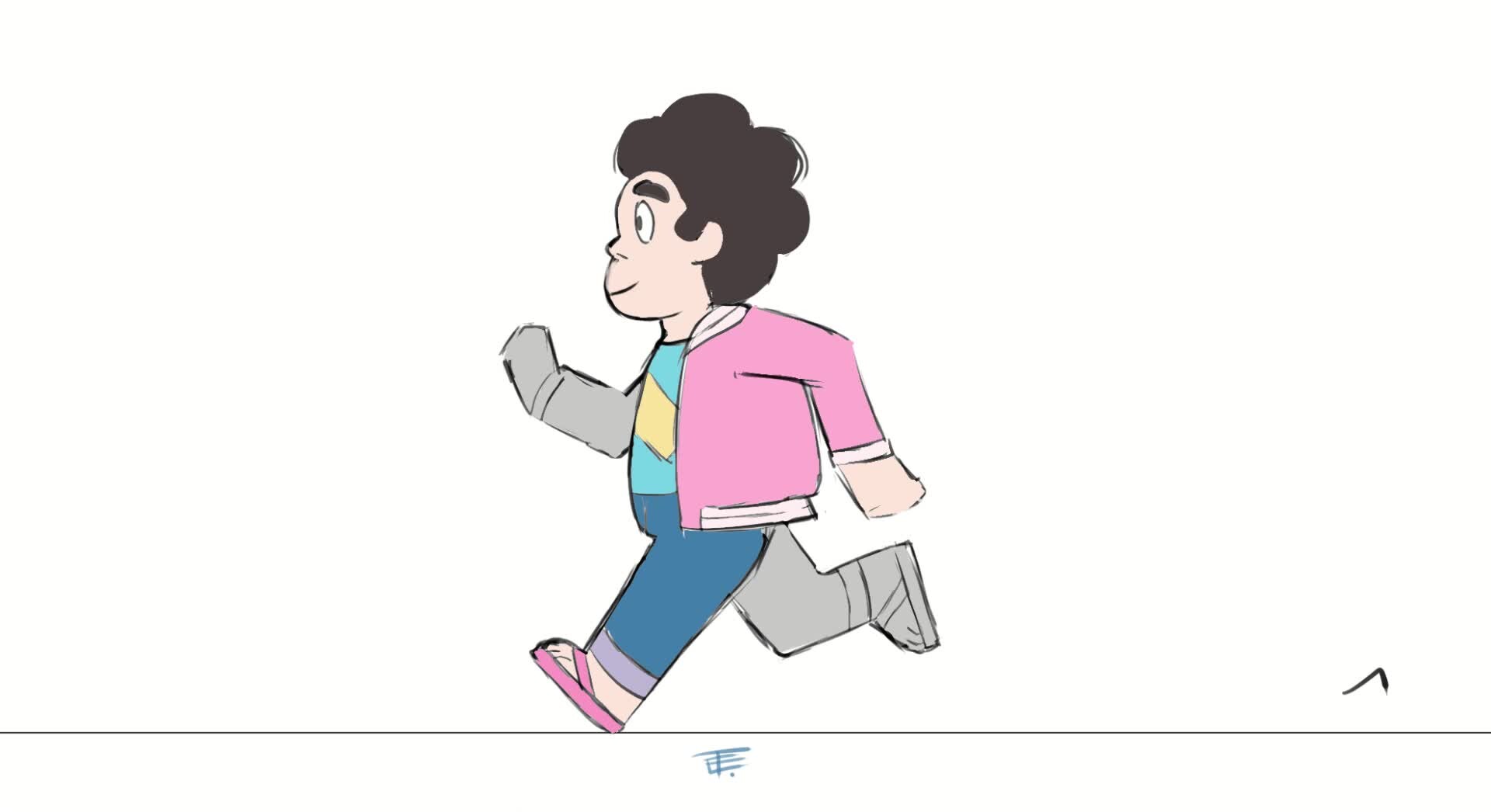 ArtStation - Steven running