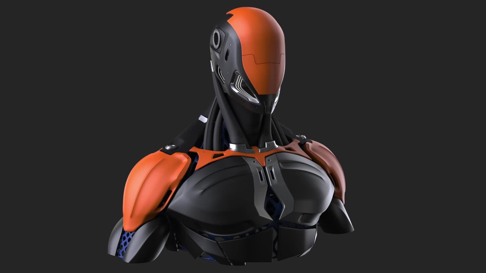 ArtStation - Robot Bust - WIP