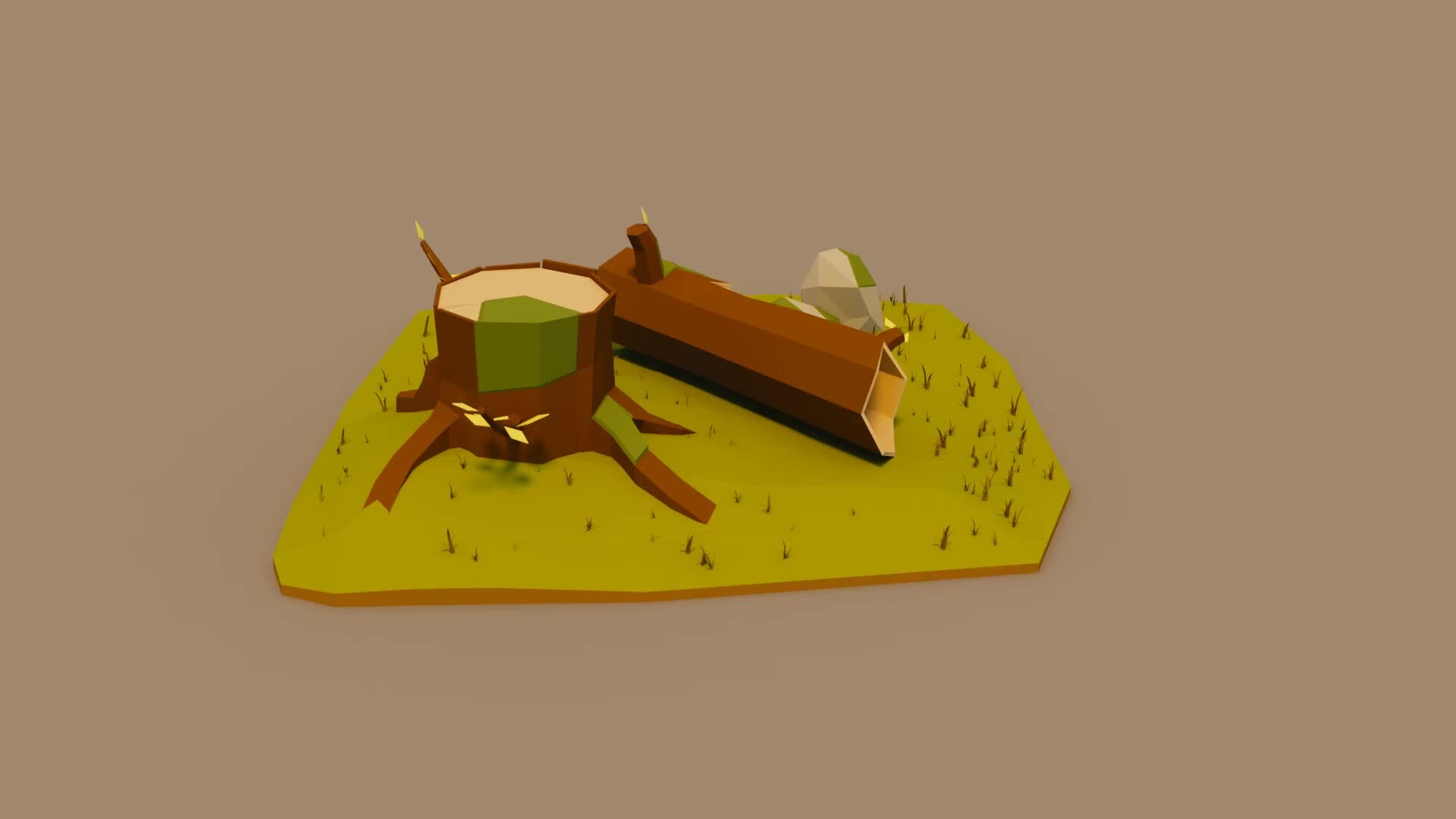ArtStation - Low poly nature animation