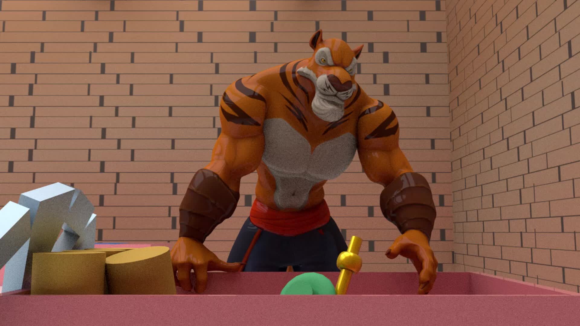 ArtStation - Tiger X Robot