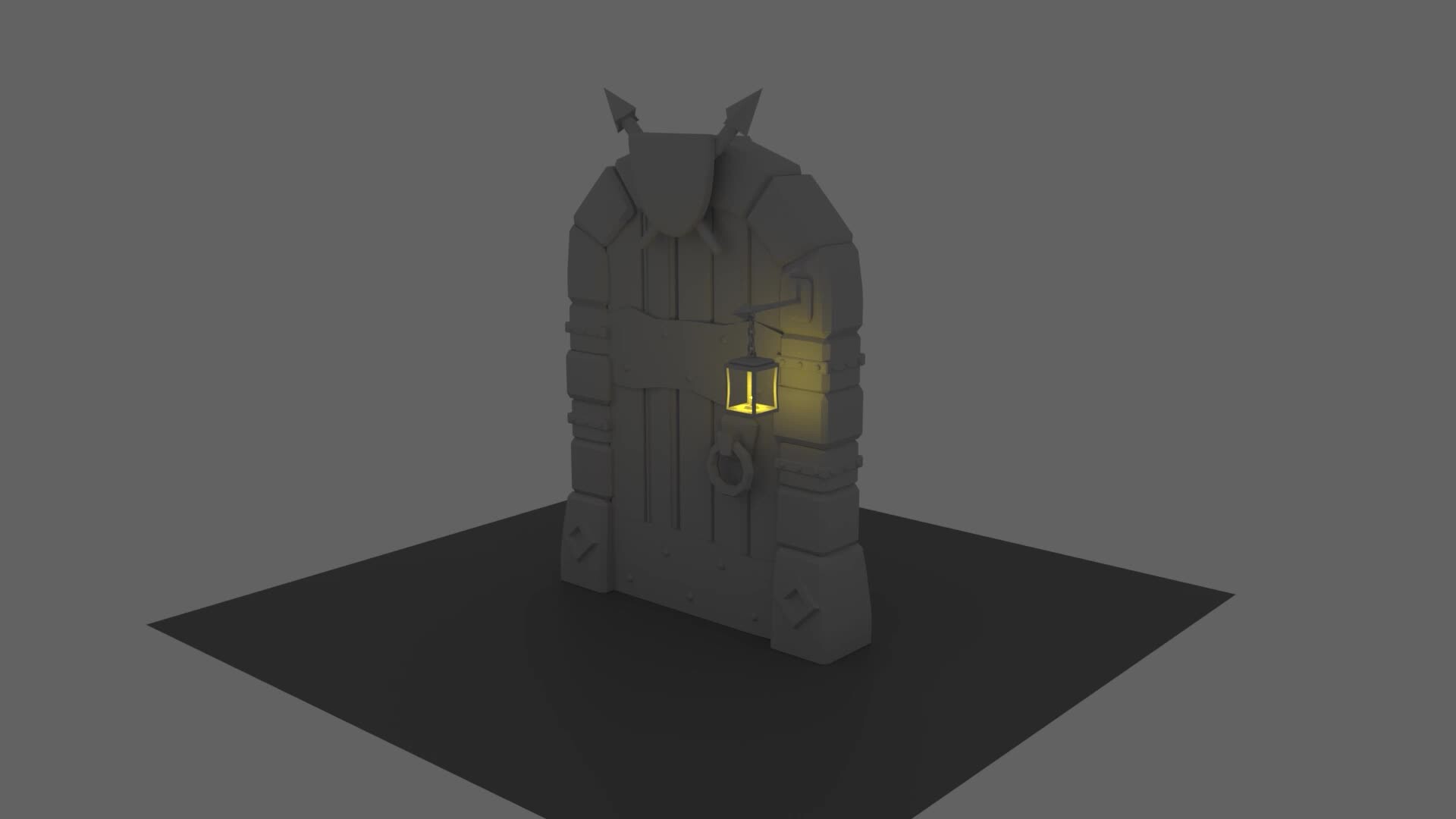 ArtStation - 3D Door Animation