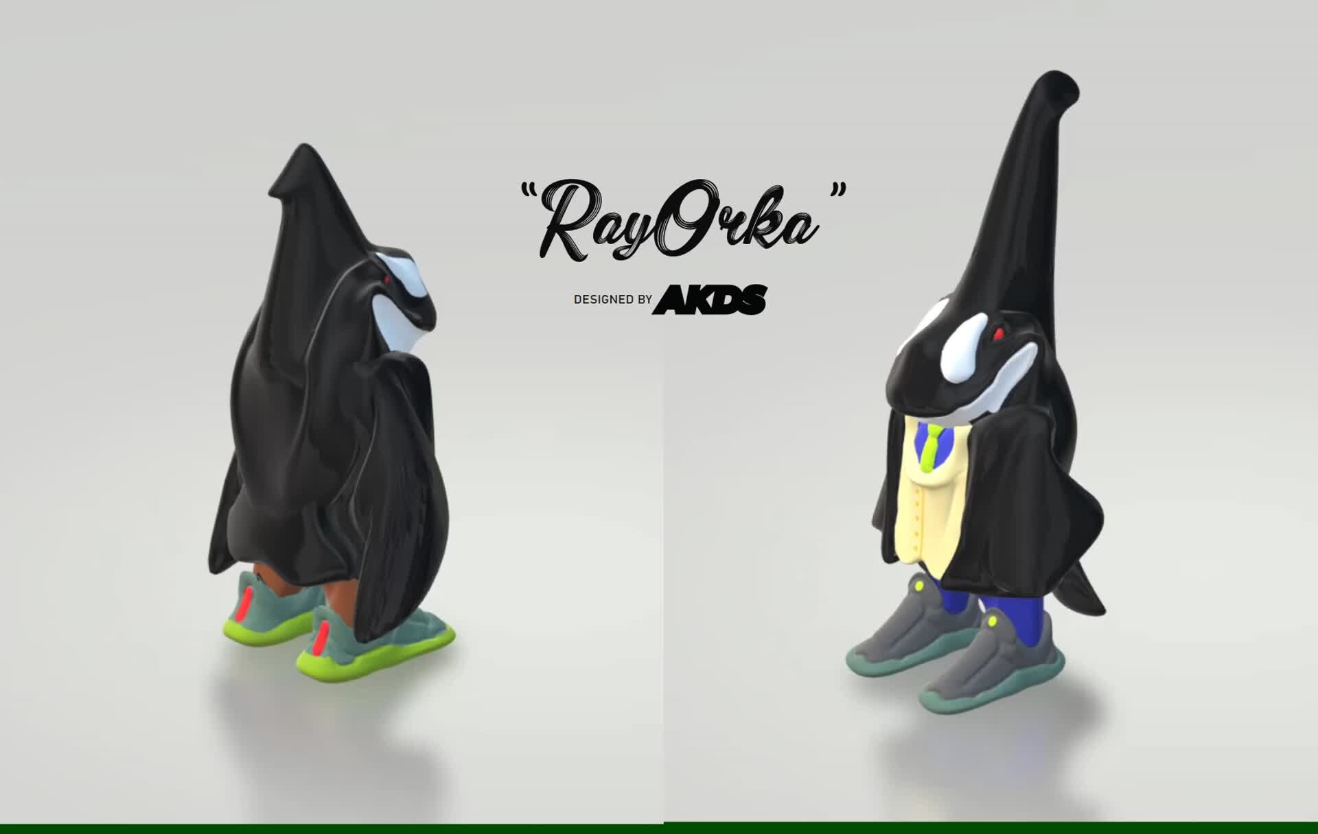 ArtStation - Character design - "RayOrka" the killerwhale guy