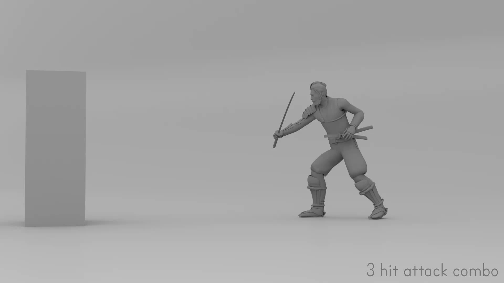 ArtStation - 3 Hit Attack Animation - Project Edo: Yamamoto