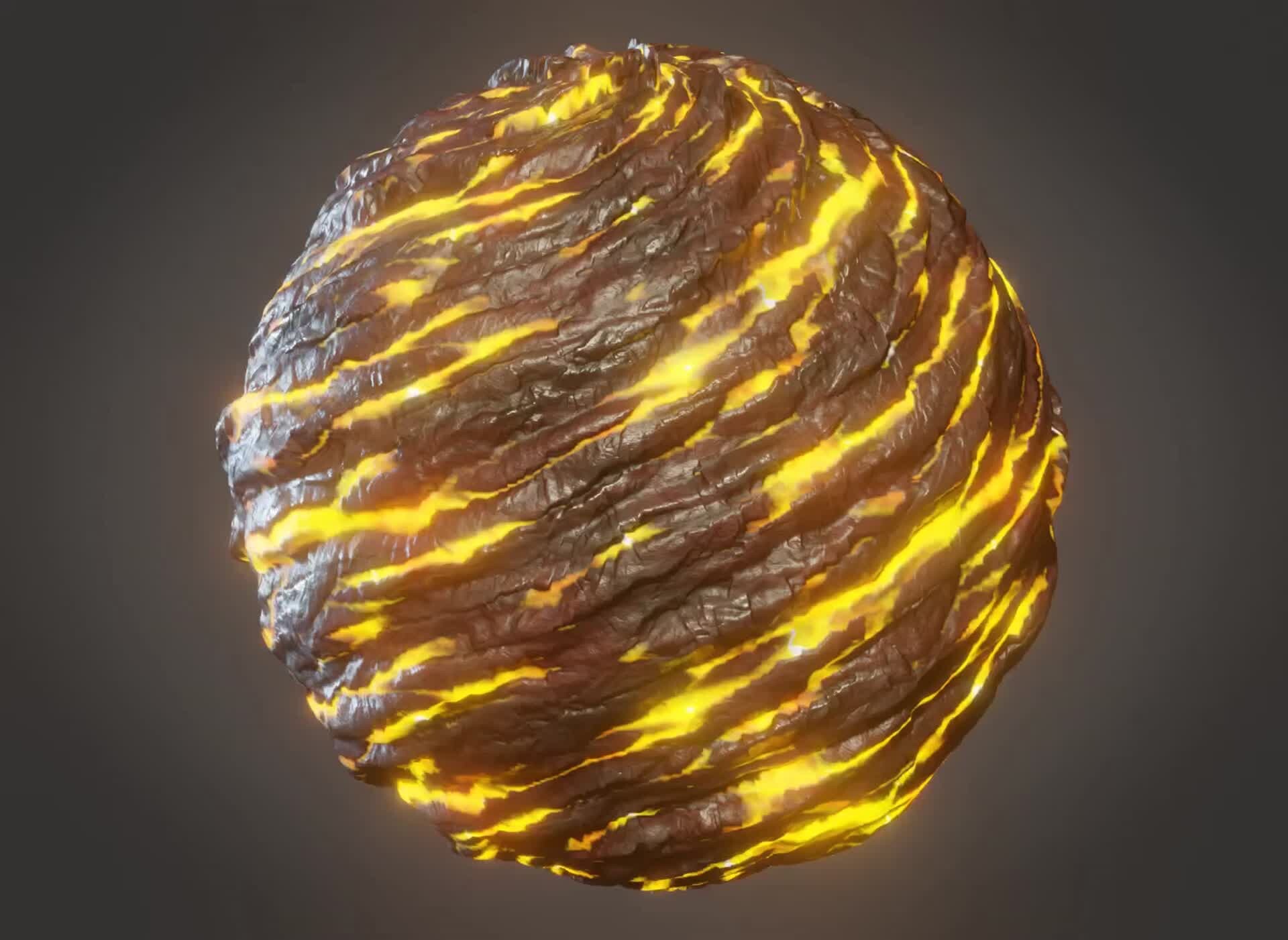 ArtStation - Stylized Lava Rocks