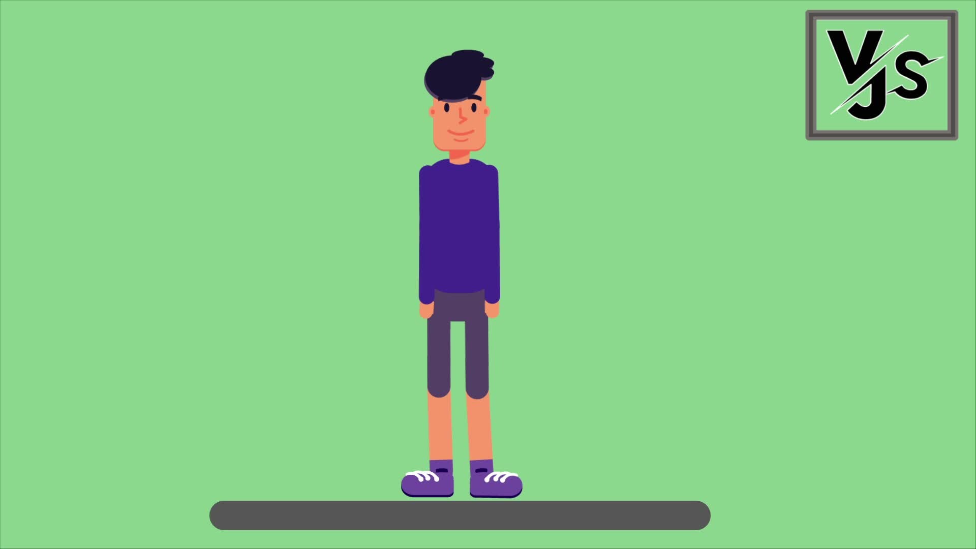 ArtStation - The fitness man - 2D Animation