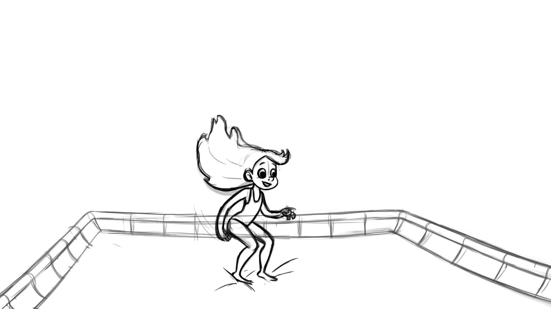 ArtStation - Character jump animation