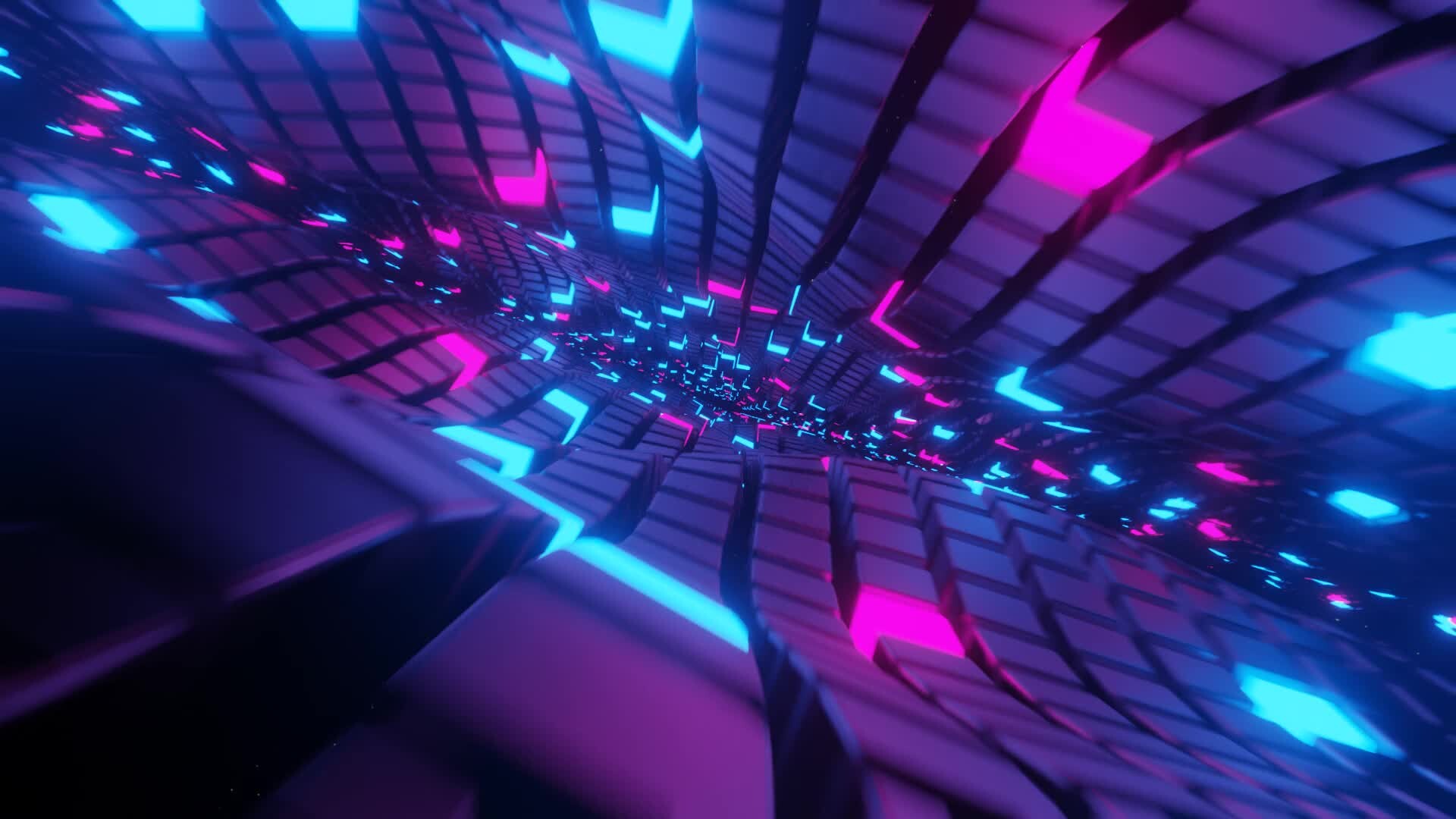 ArtStation - Neon Warp Scene