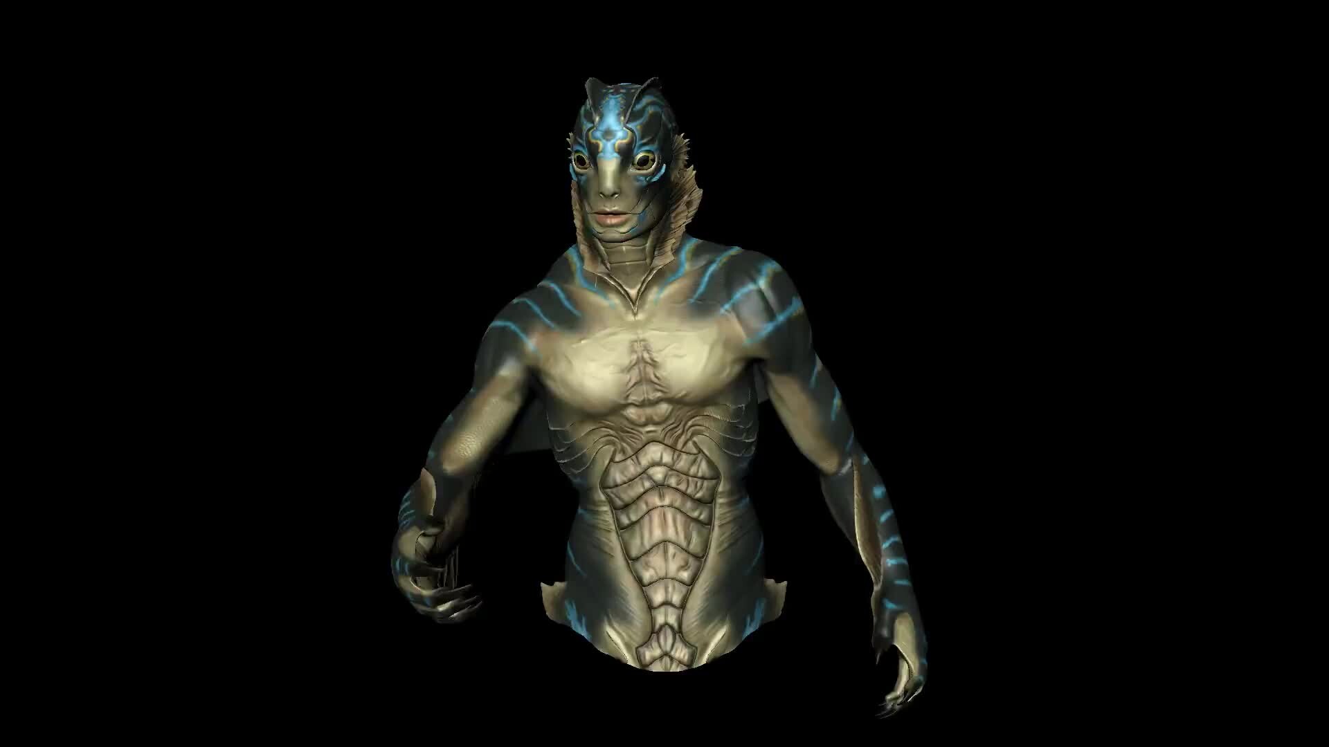 ArtStation - The Shape of Water 3D Model