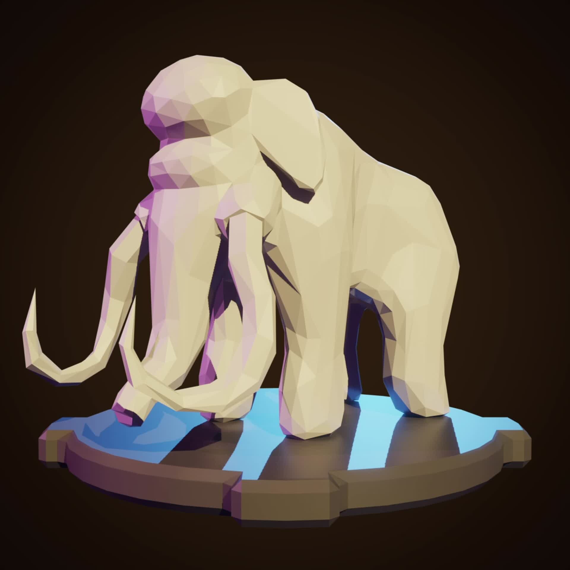 ArtStation - Low Poly Animals