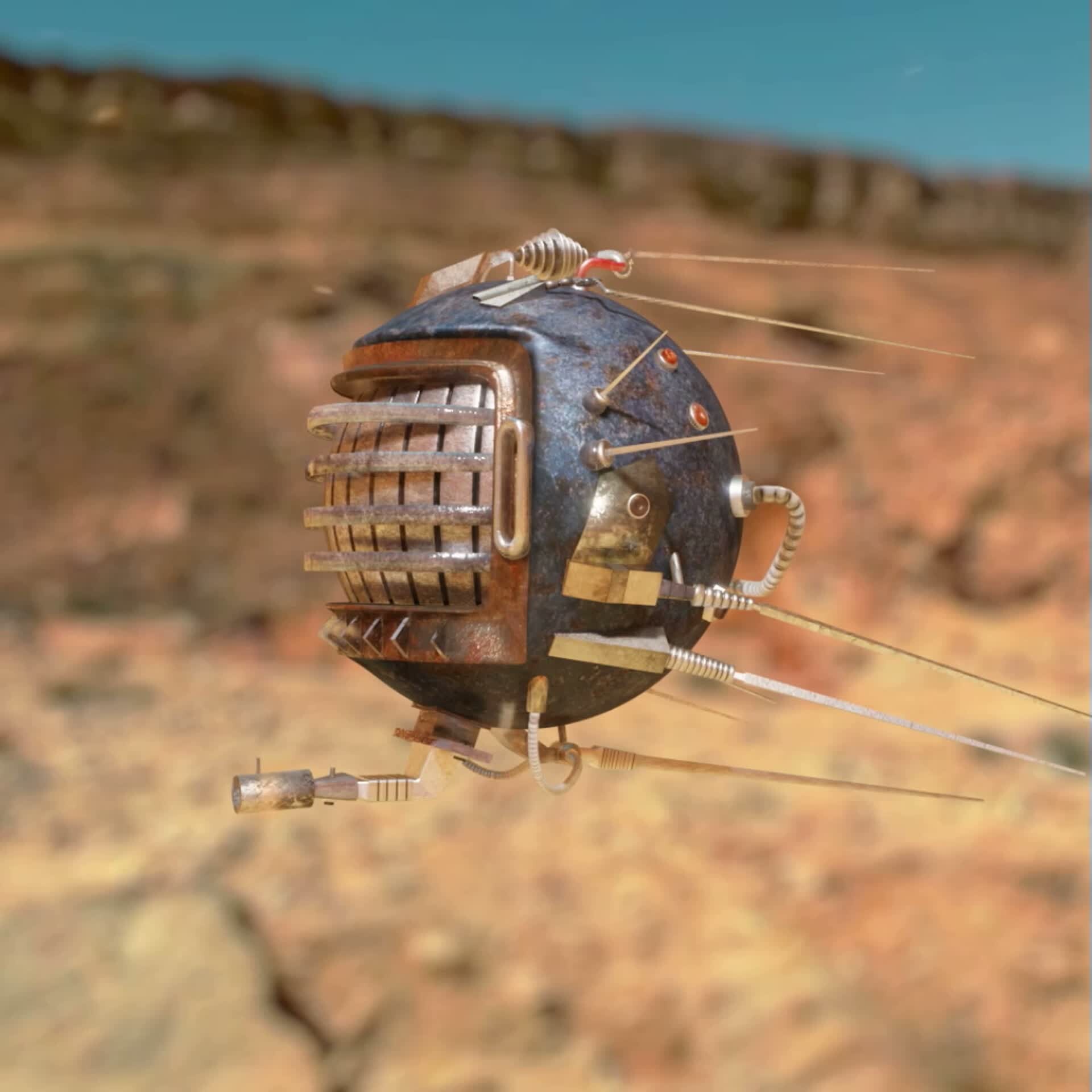 ArtStation - Eyebot From Fallout Series