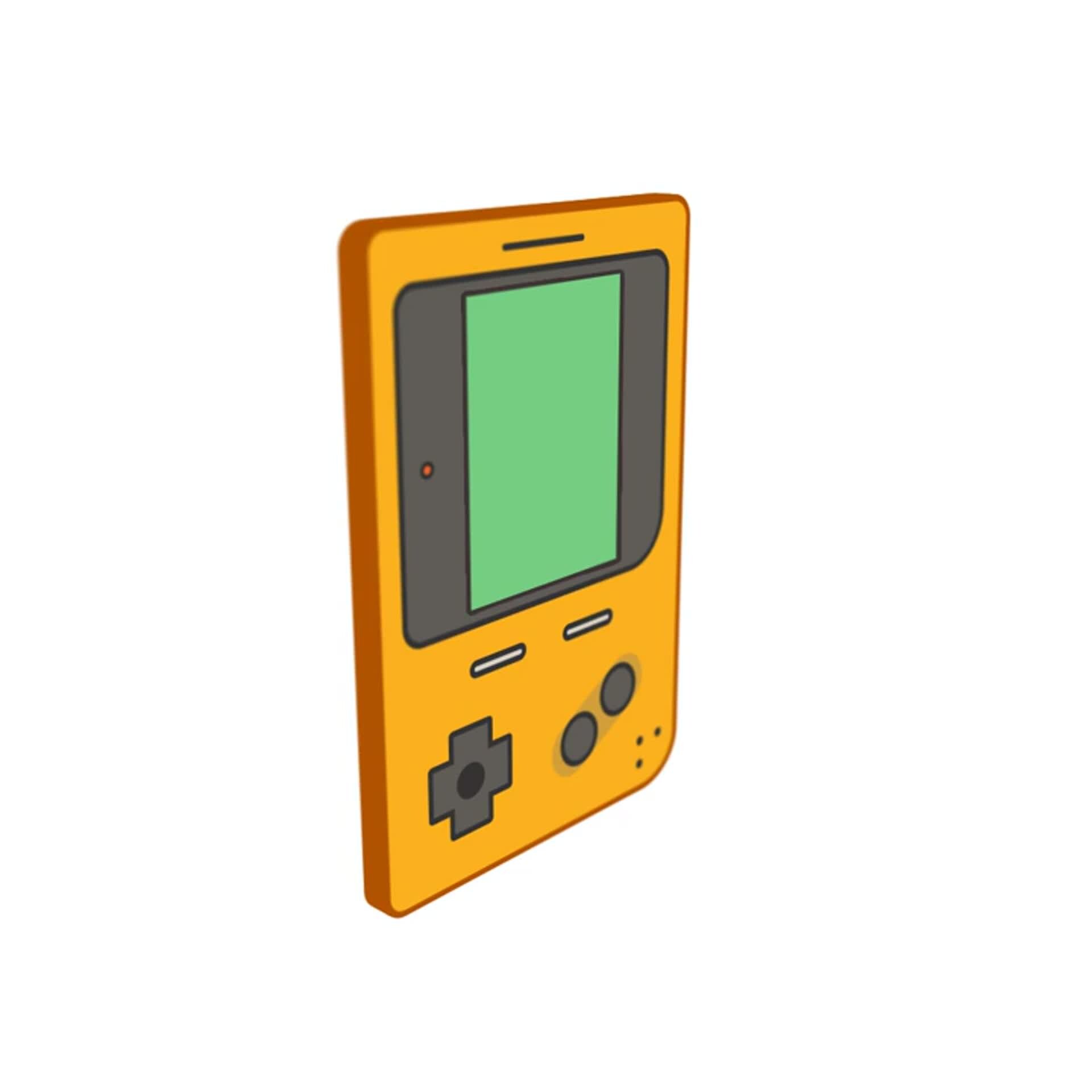 ArtStation - Gameboy 2D animation with 3D effect element