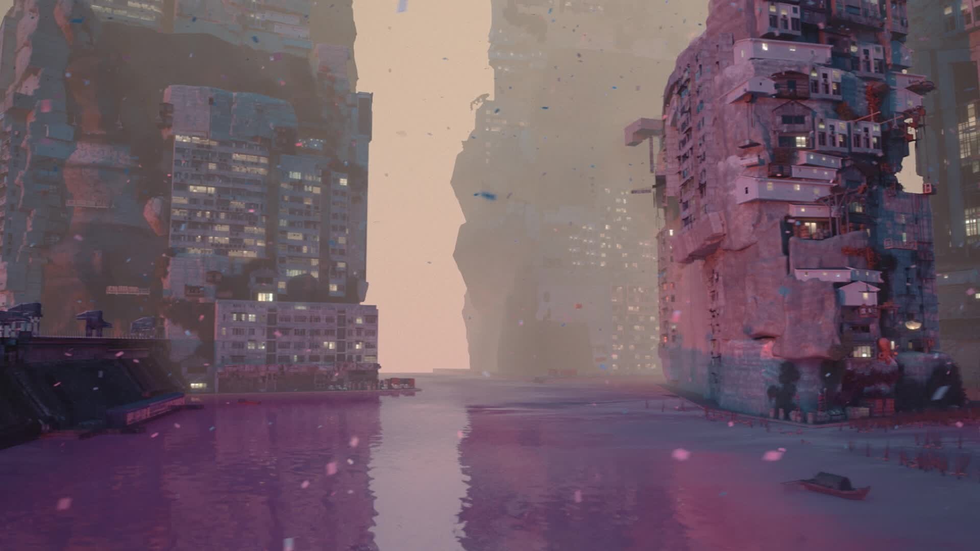 ArtStation - Planet City Animations: Algae Canals