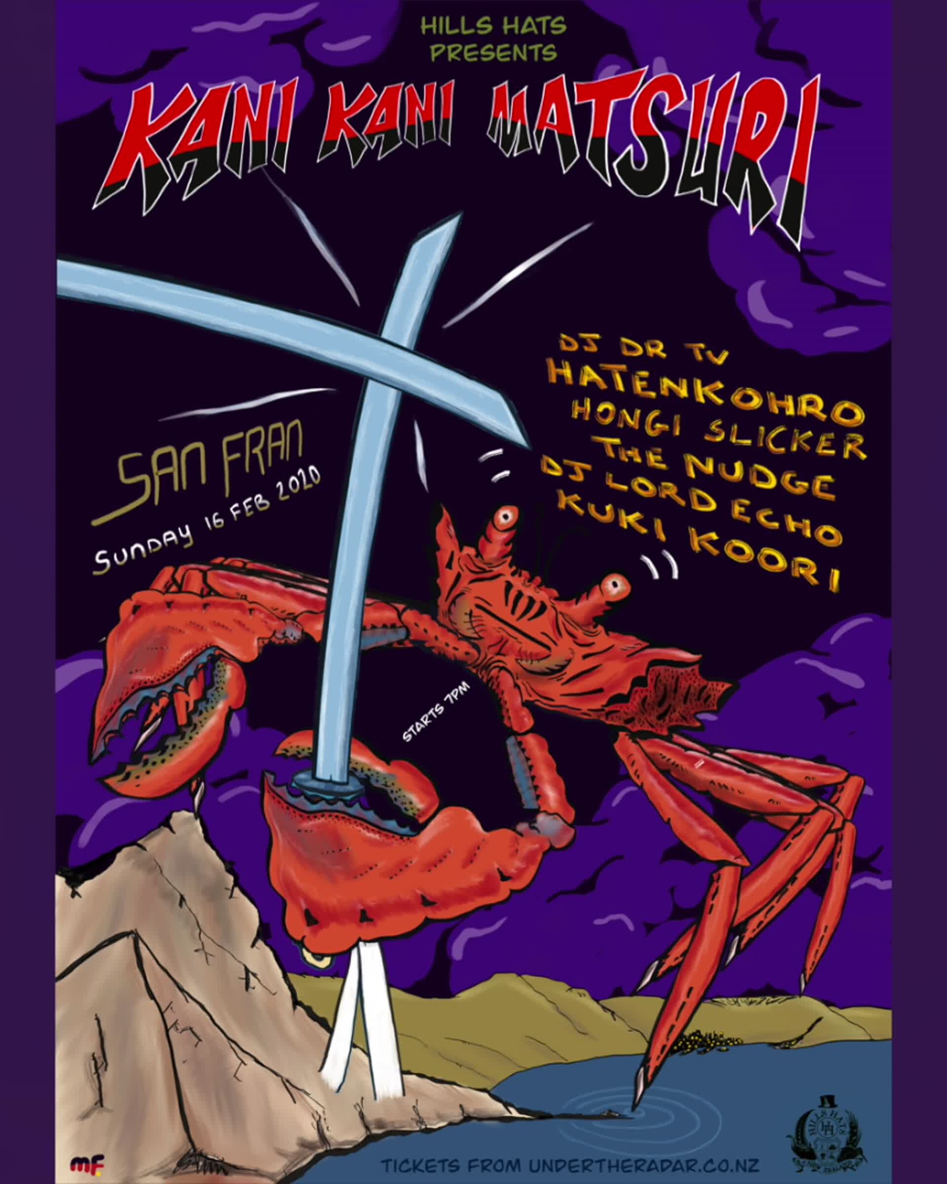 ArtStation - Kani Kani Matsuri music visualiser