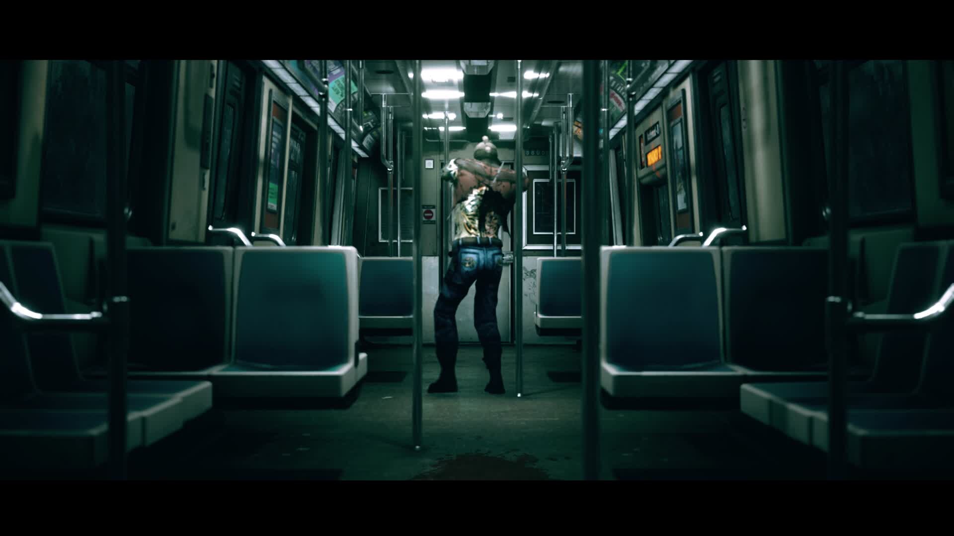 ArtStation - Zombie Train - City Subway Train Relighting