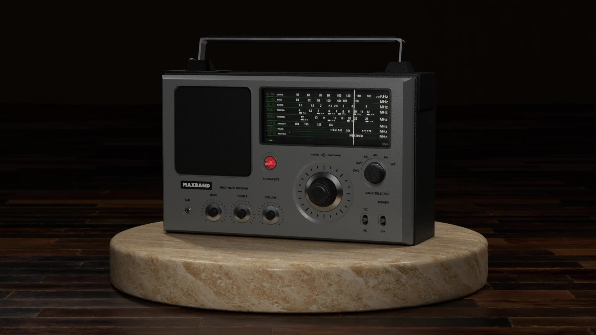 ArtStation - Retro Radio Grey