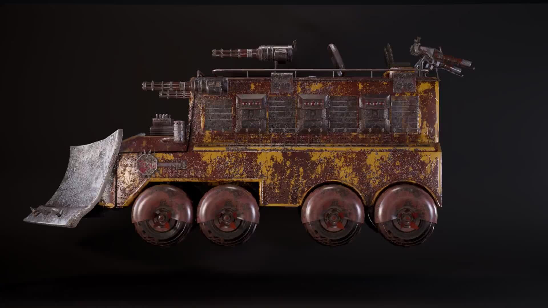 ArtStation - Mad Max Bus