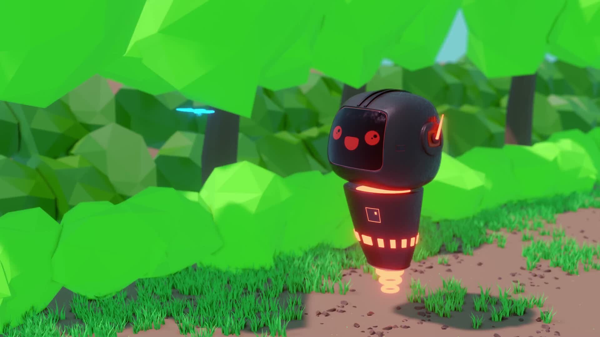 ArtStation - Hovering Robot Animation