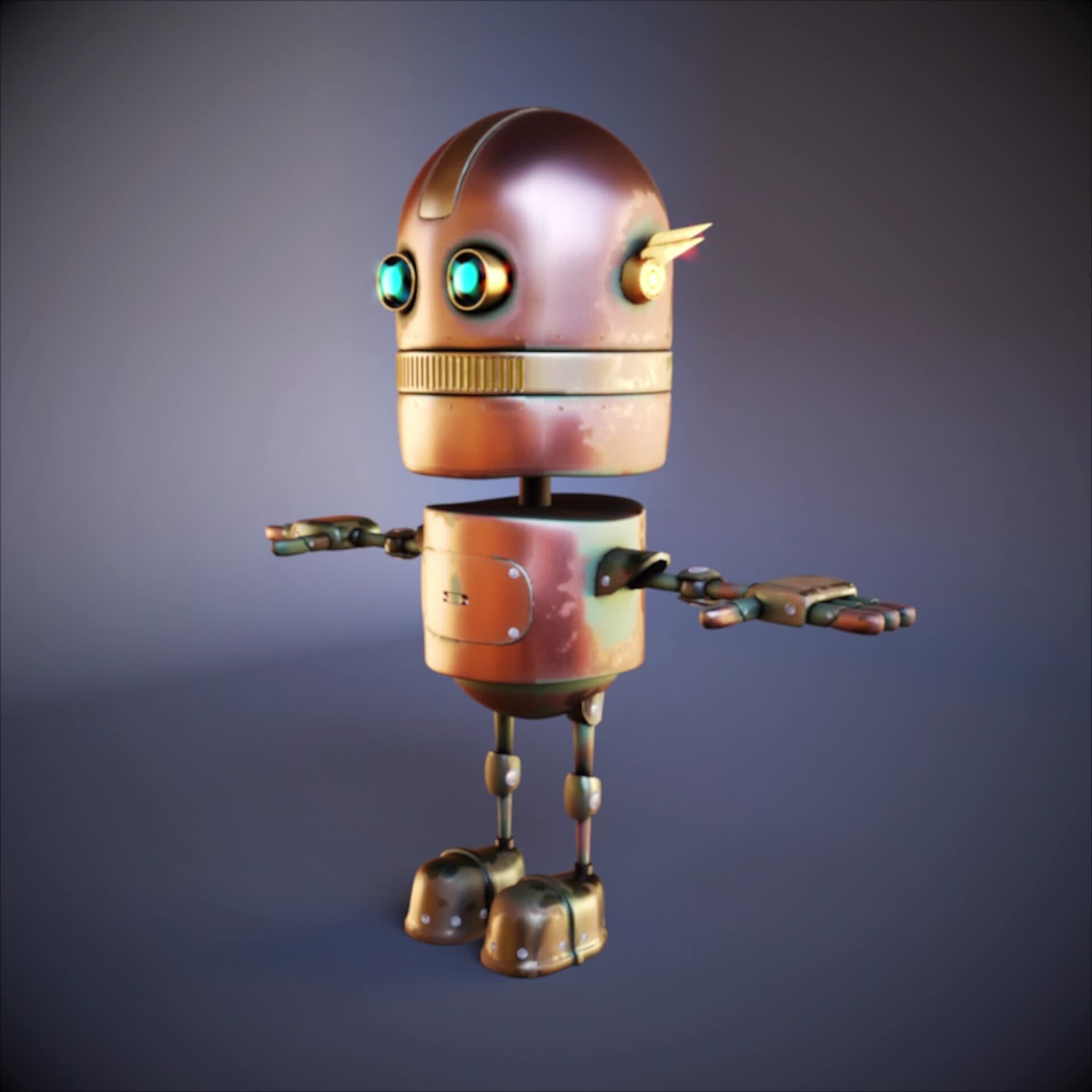 ArtStation - Frank The Rusty Robot