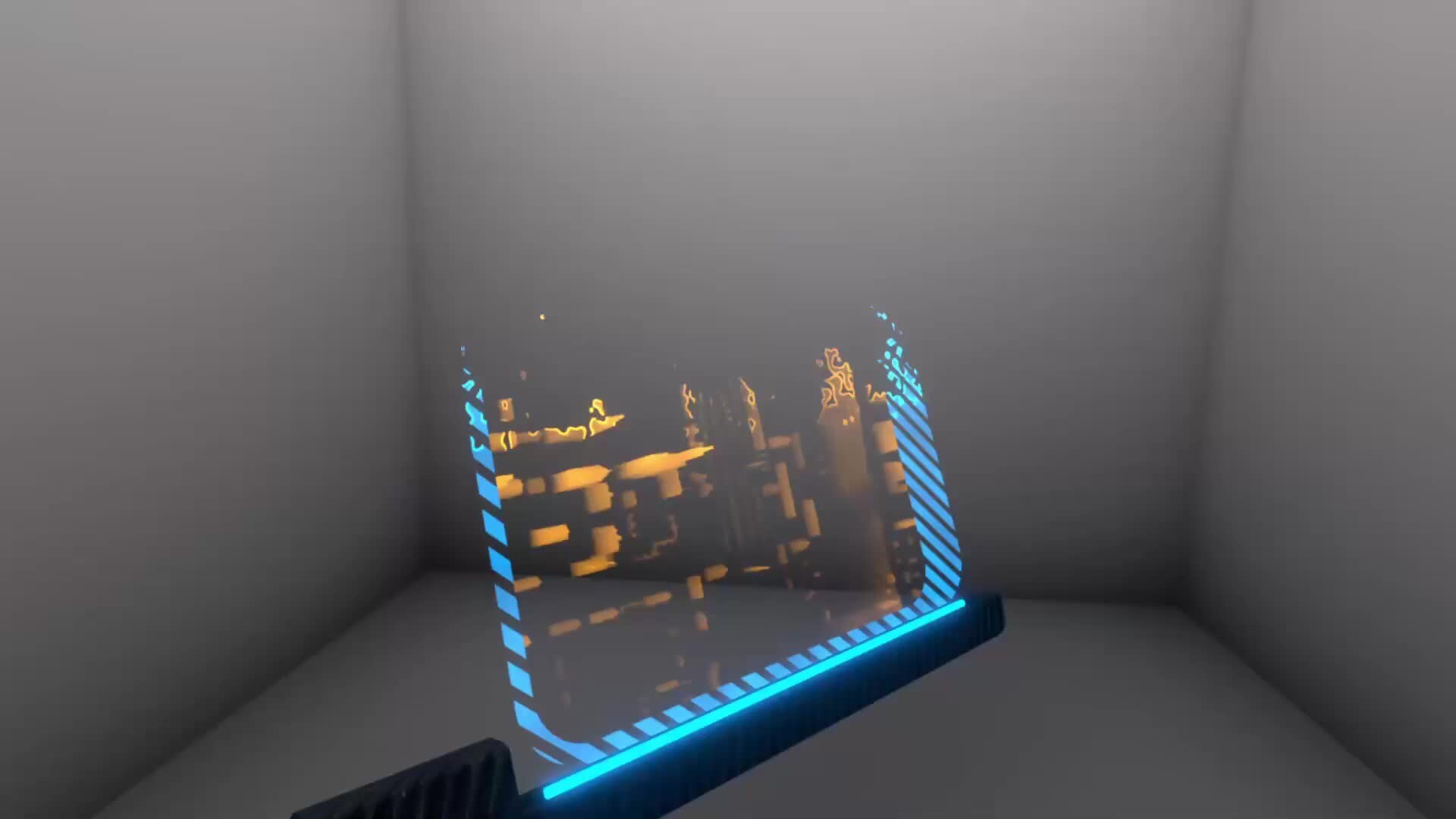 ArtStation - SciFi Holographic Animated Parallax Display Shader - In Unity