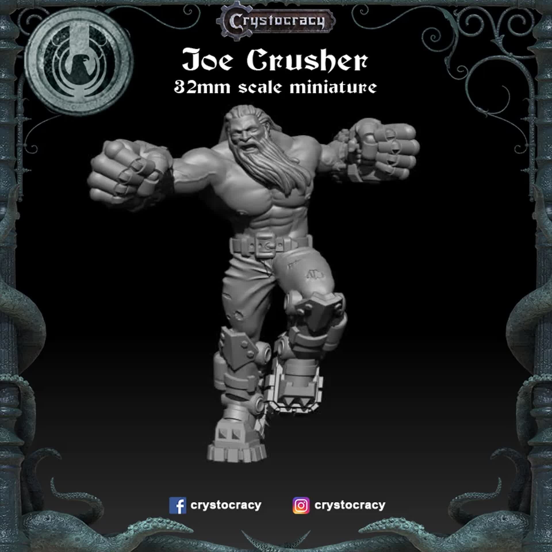 ArtStation - Joe Crusher - digital sculpture for 3d print