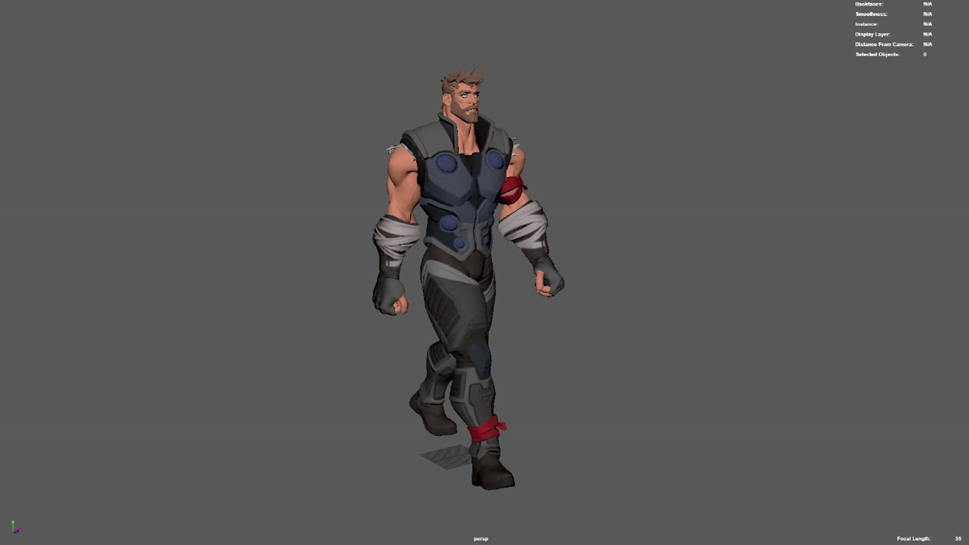 ArtStation - Thor Walk Cycle