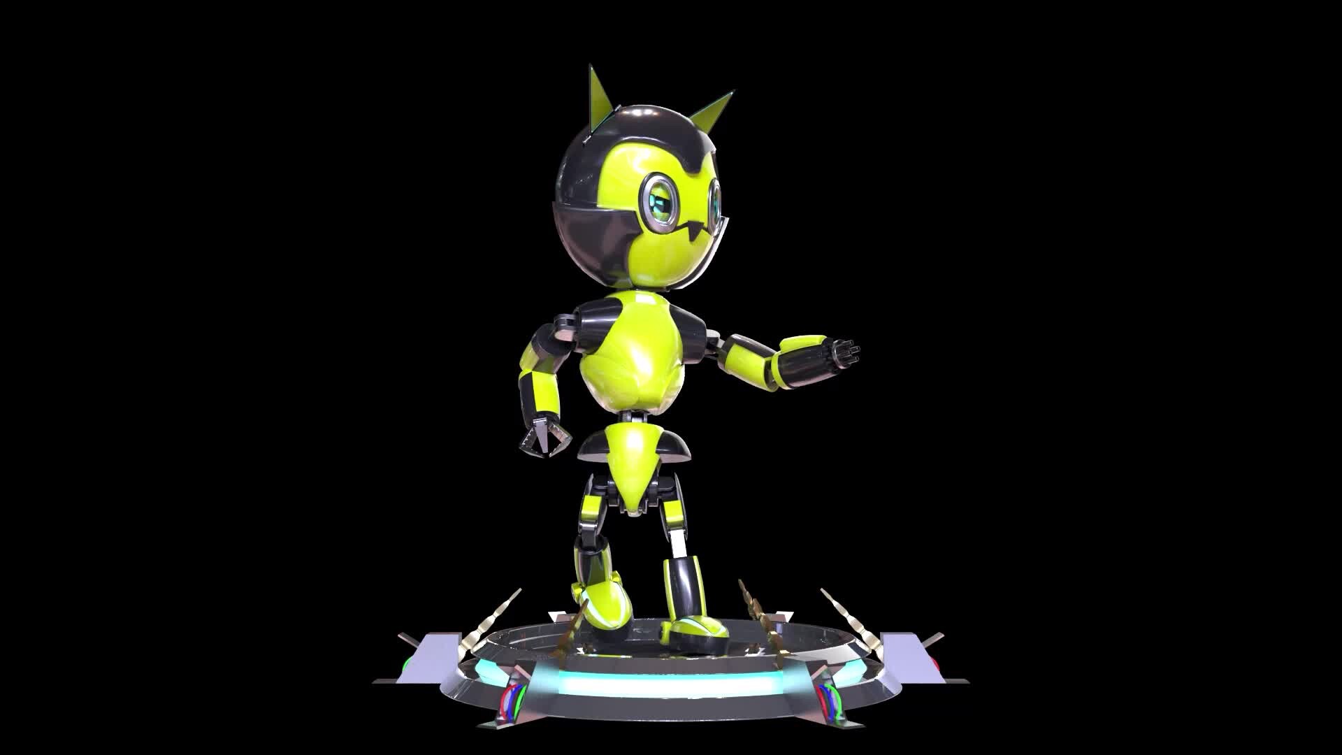 ArtStation - Robot Cat