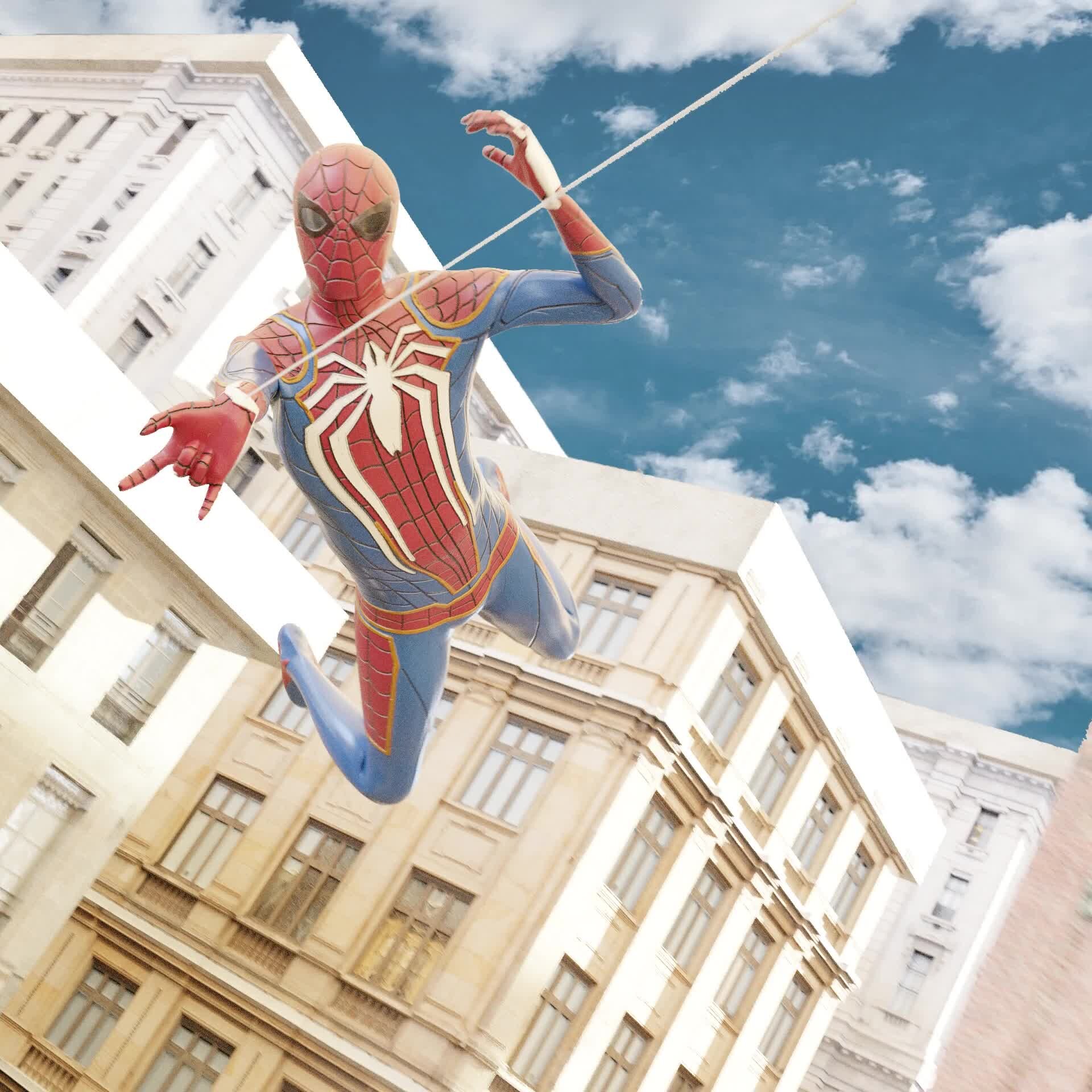 ArtStation - Spiderman Flyin' through New York: Animation