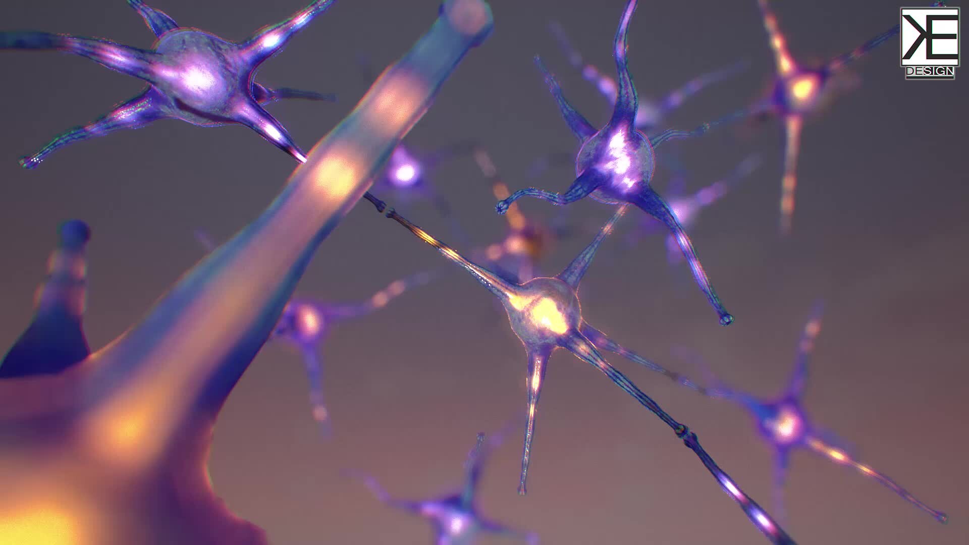 ArtStation - Procedurally animated neuron cell (UE4)