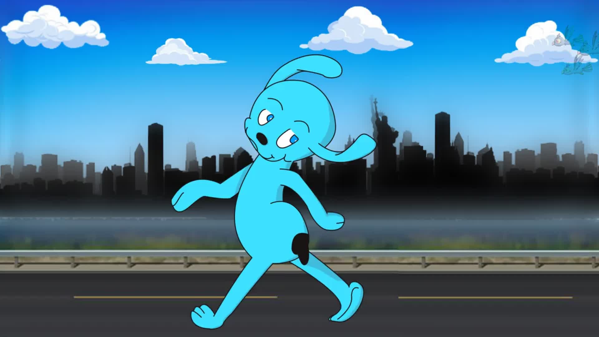 ArtStation - 2D RABBIT Character with walk cycle