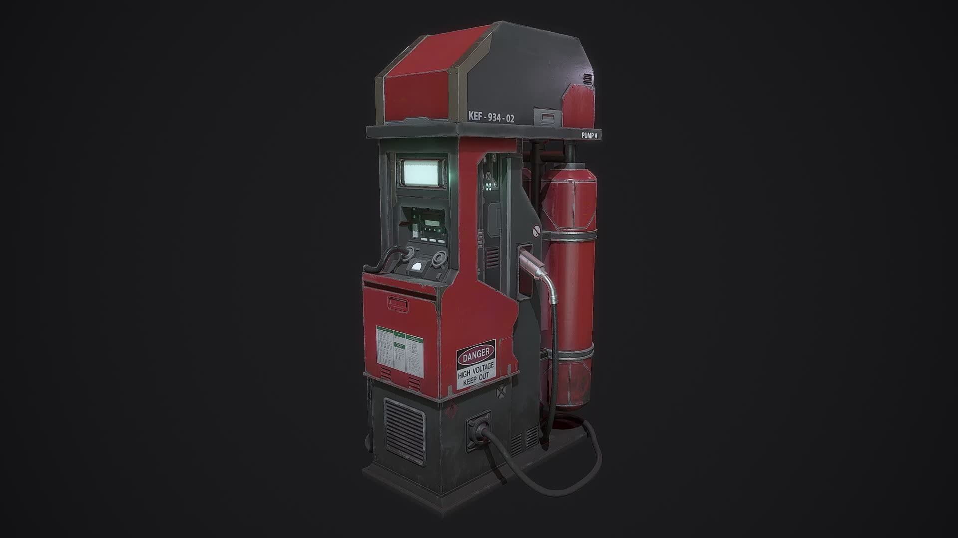ArtStation - Futuristic Gas Pump