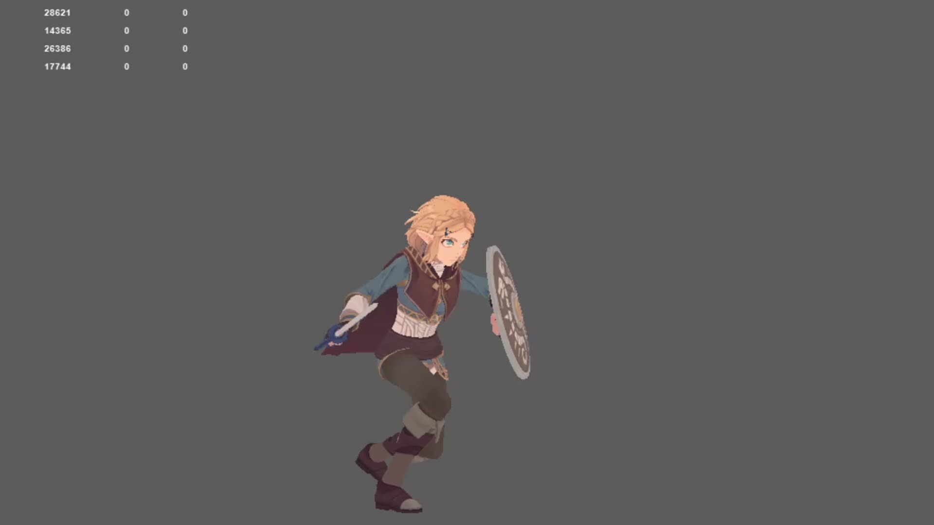 ArtStation - BOTW Zelda Jump Slash Animation (Stoff Rig)