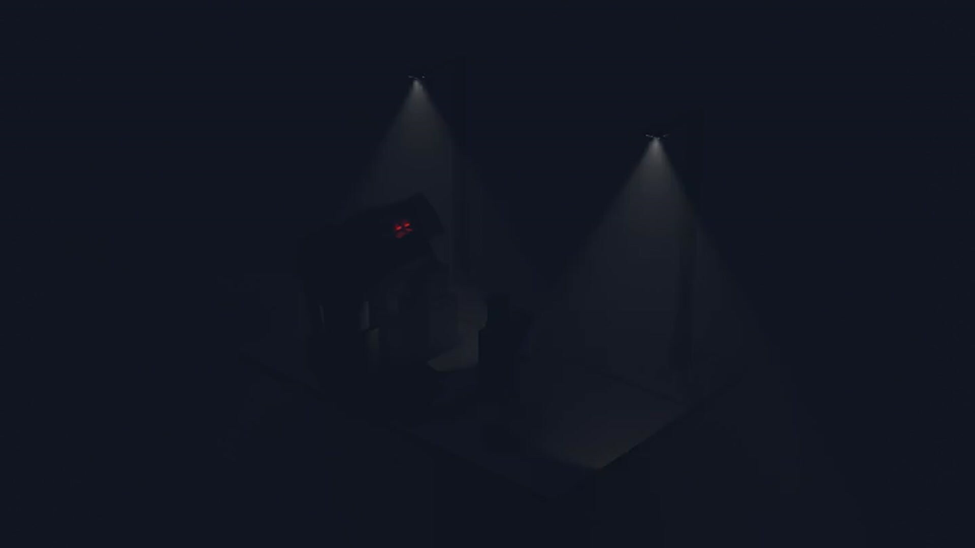 ArtStation - 3d low poly horror night scene