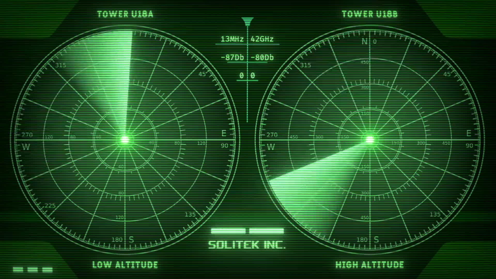 ArtStation - Radar Display for Nuclear Showdown