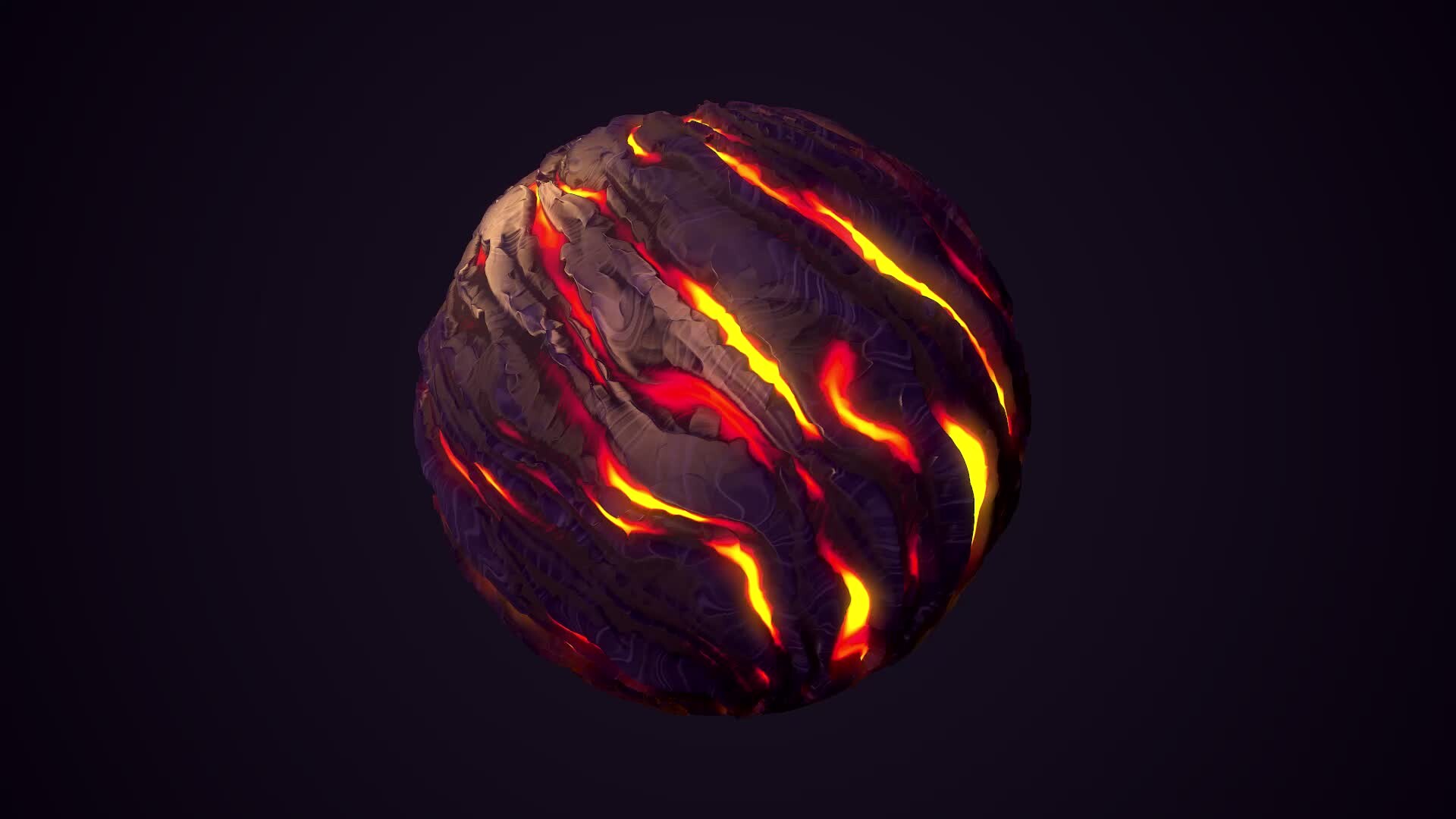 ArtStation - Stylized Molten Lava