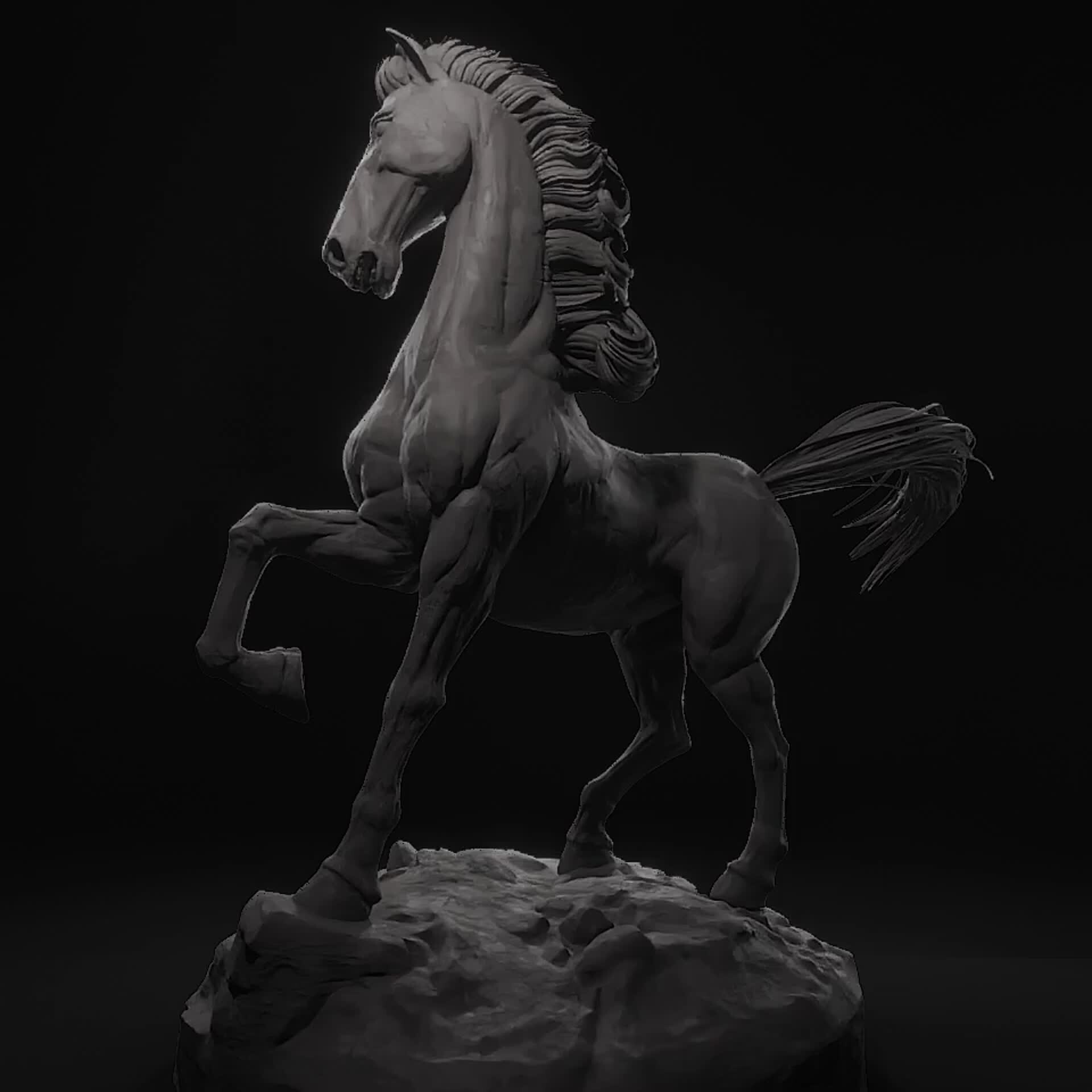 ArtStation - Horse Sculpt