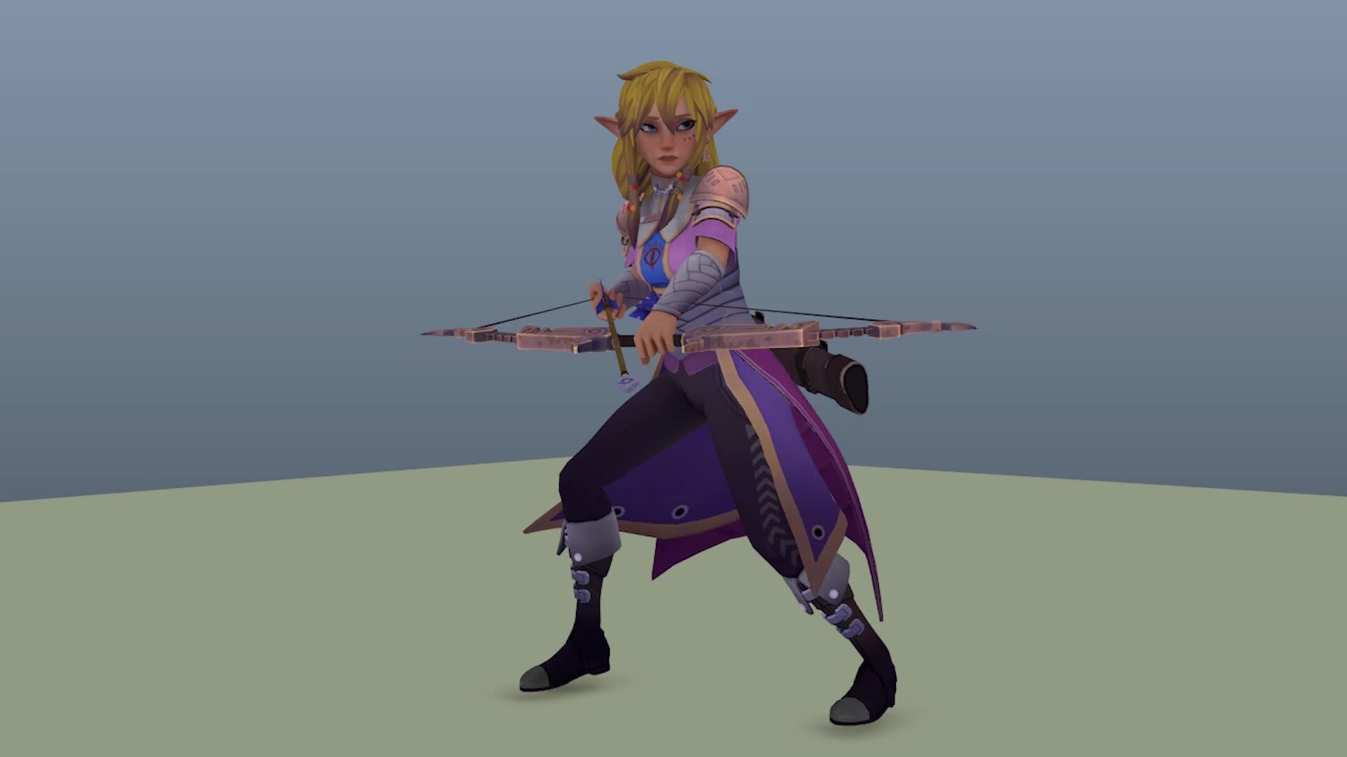 ArtStation - Zelda Bow Animation (Remade)
