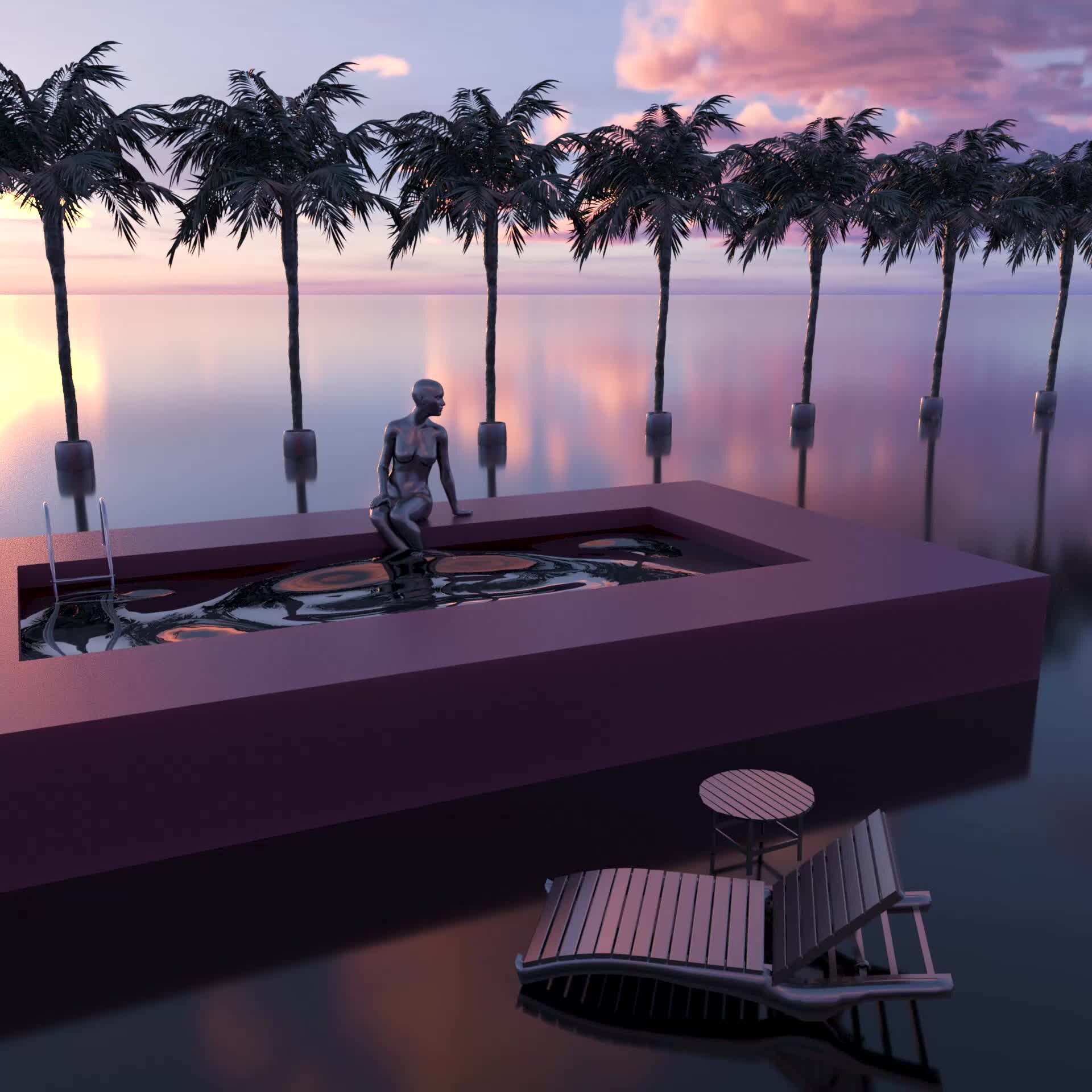 ArtStation - Purple Pool