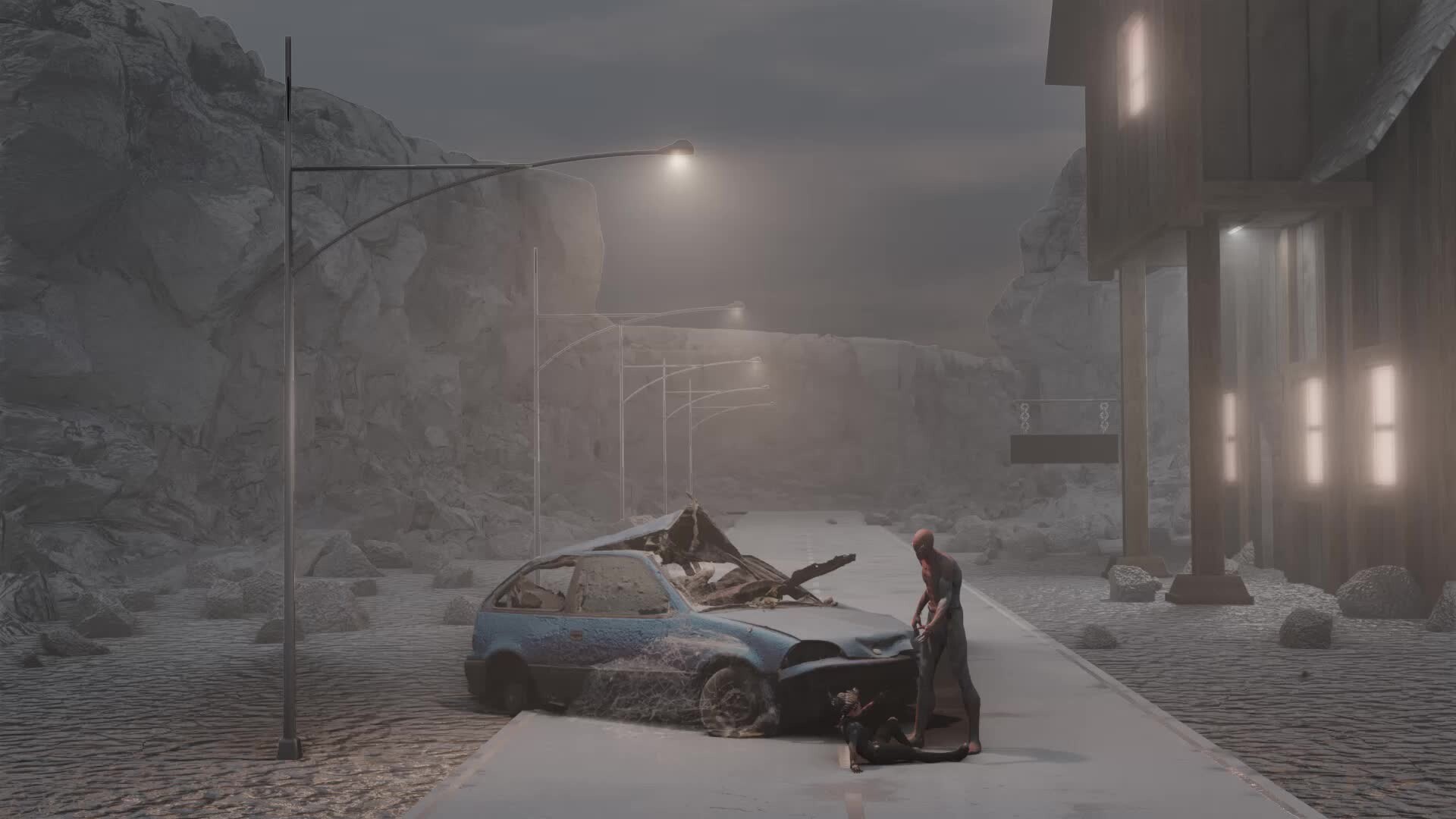 ArtStation - Saving Life Scene