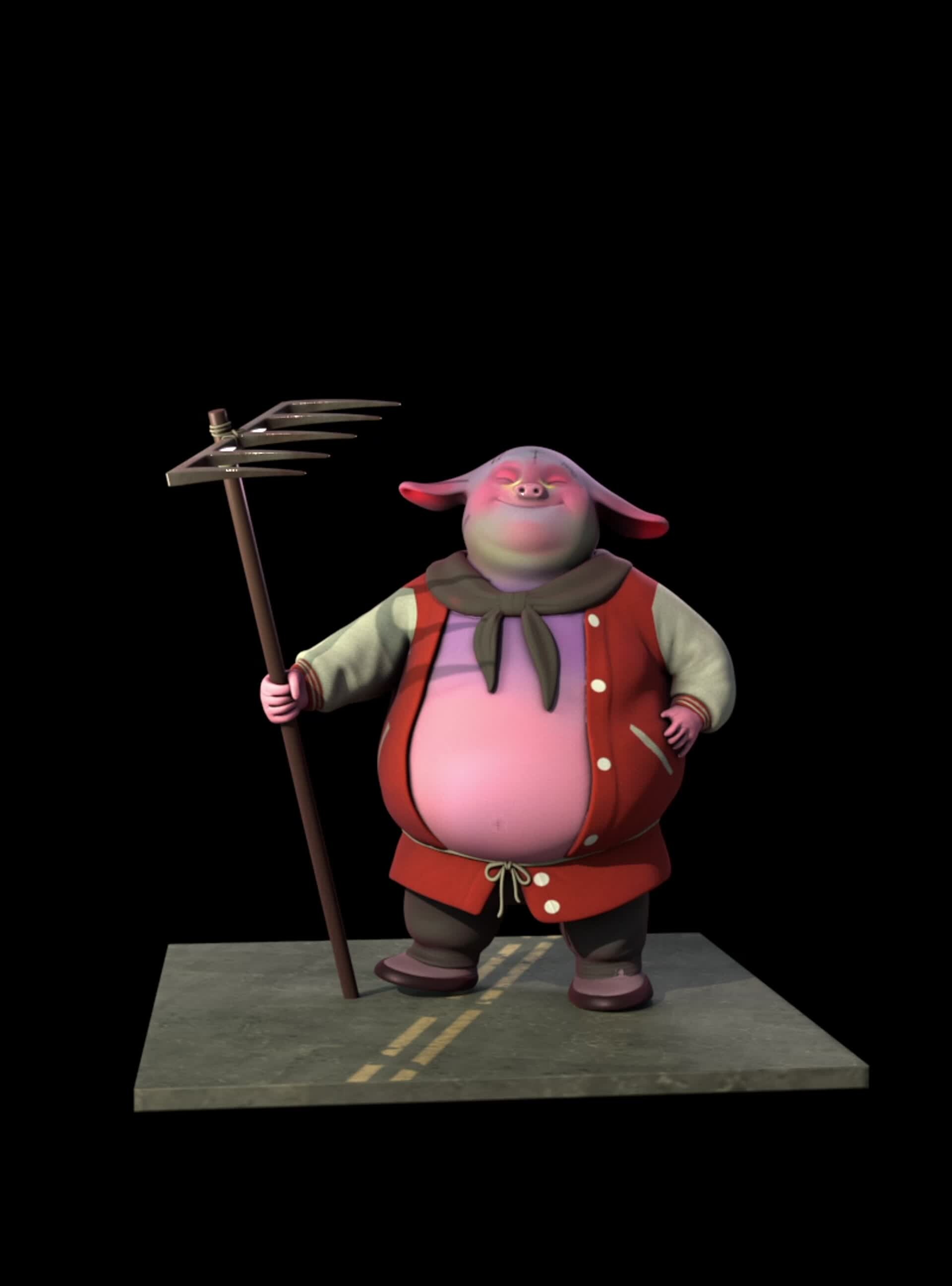 ArtStation - Farmer Pig - Texturing