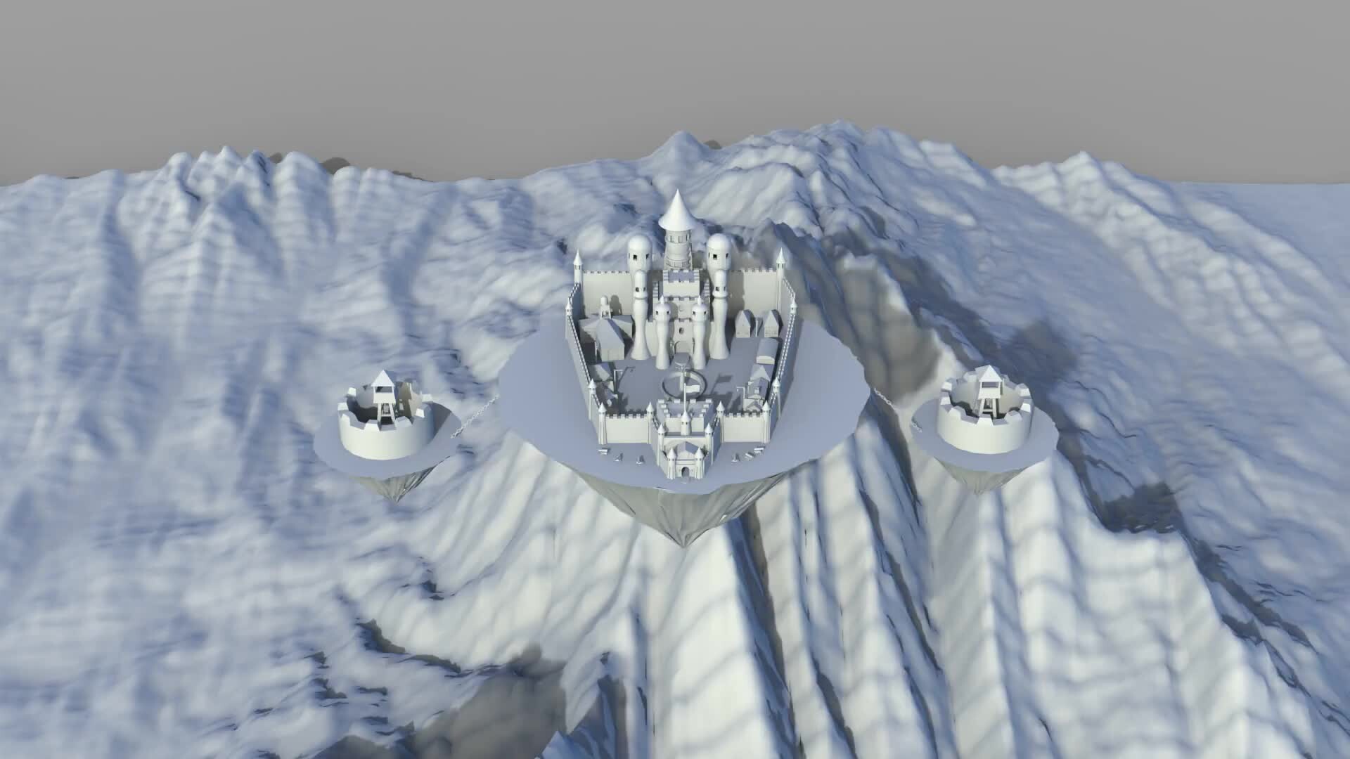 ArtStation - 3D Castle Modeling
