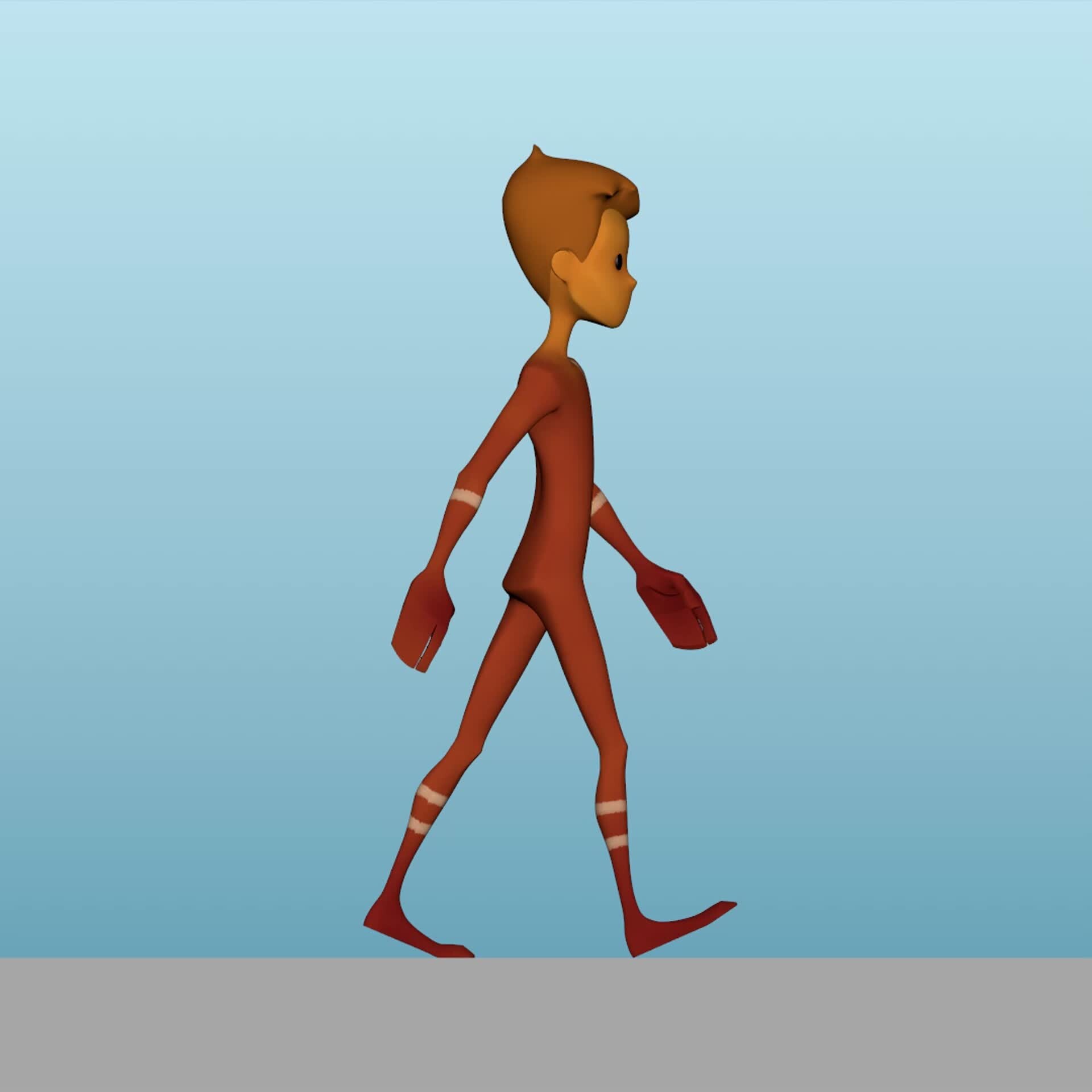 ArtStation - Character Animation - Vanilla Walk Cycle