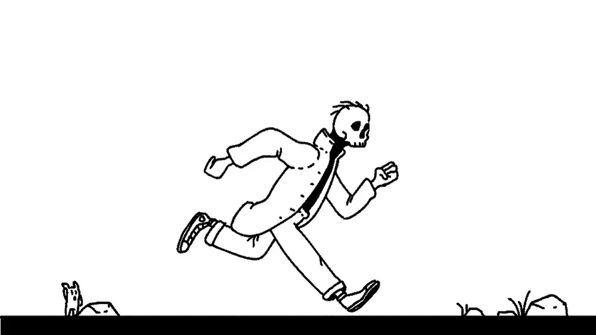 ArtStation - Skeleton Running Cycle