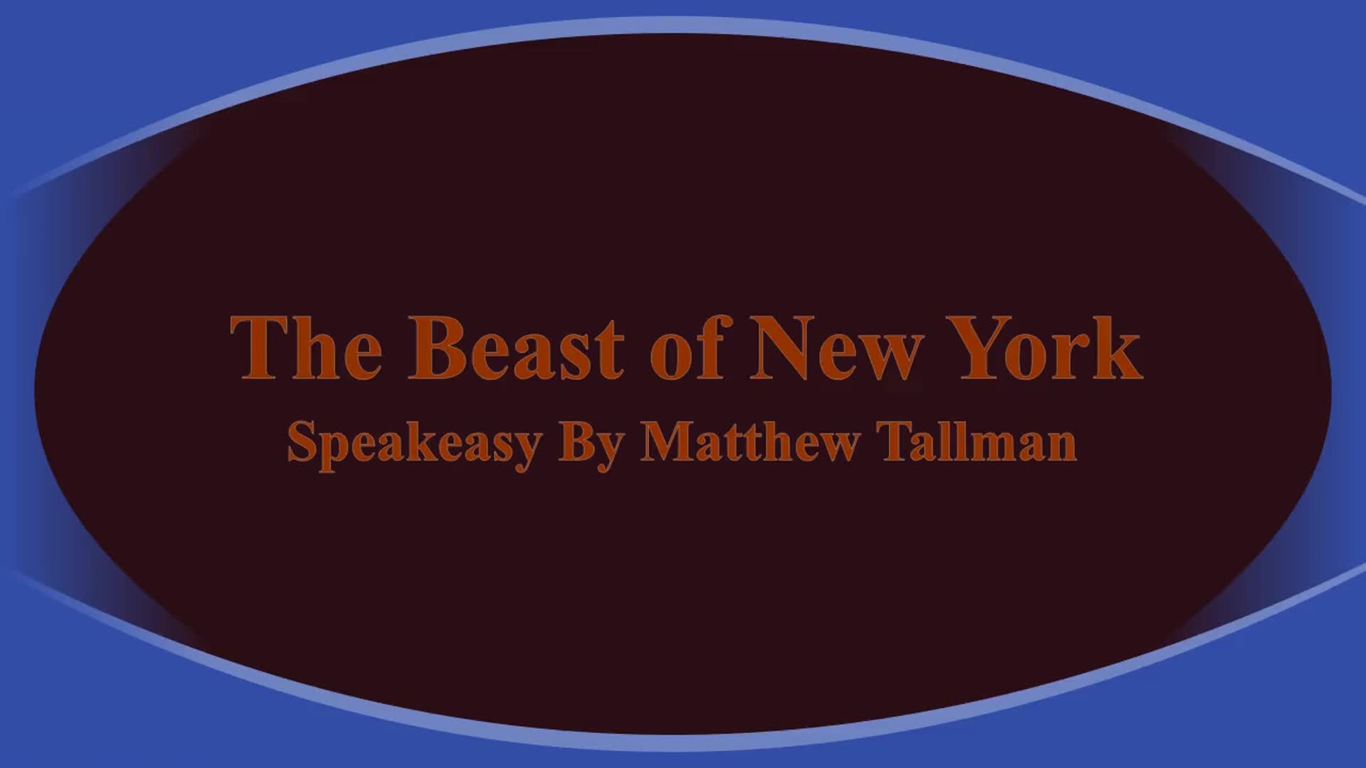 ArtStation - The Beast of New York: Hunter's Speakeasy - Matthew ...