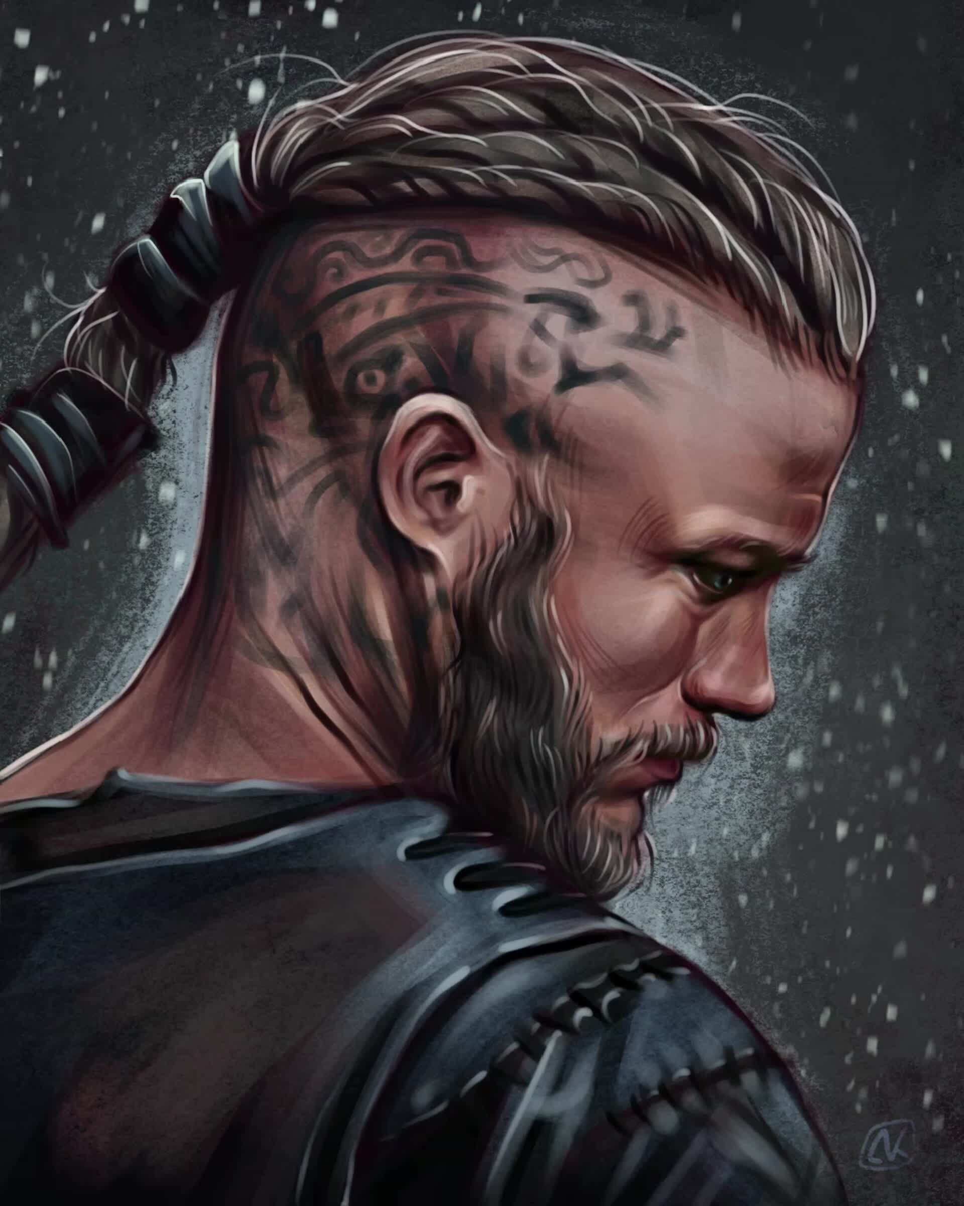 ArtStation - Ragnar drawing process